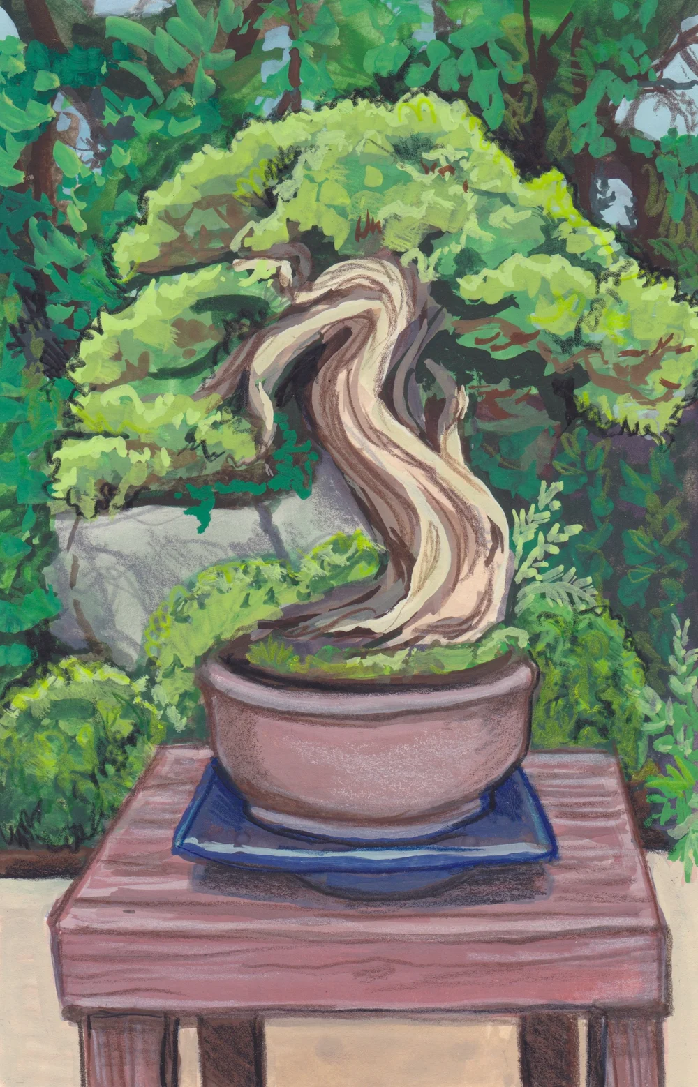Bonsai Tree Painting