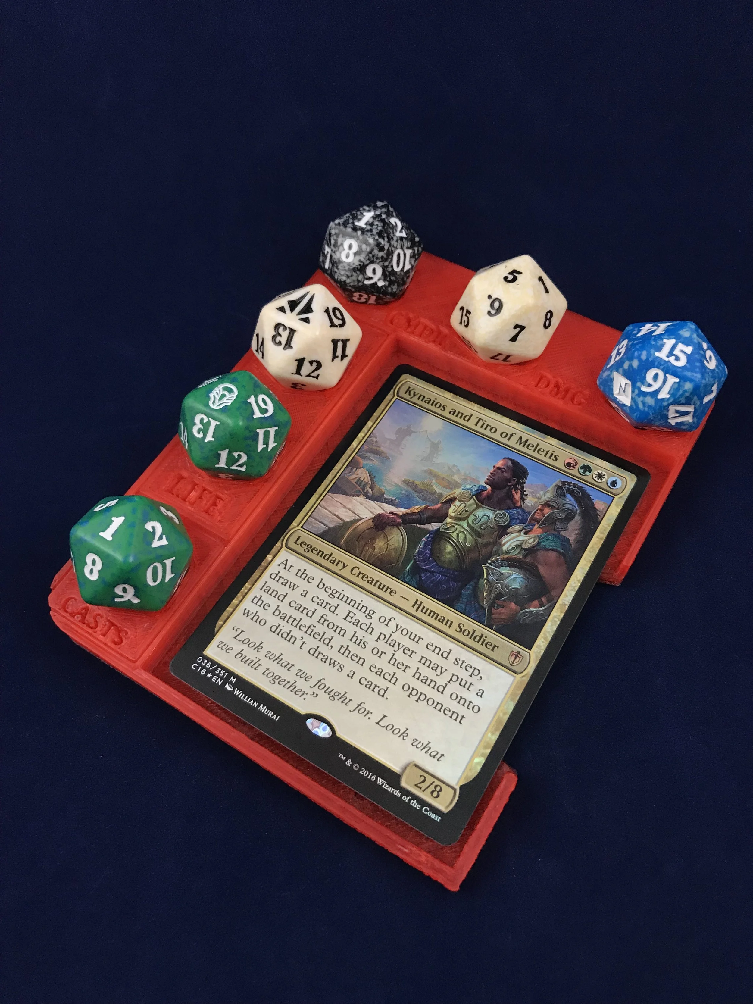 Magic the Gathering Commander Tray for Spindown Dice — RealityFoundry ...