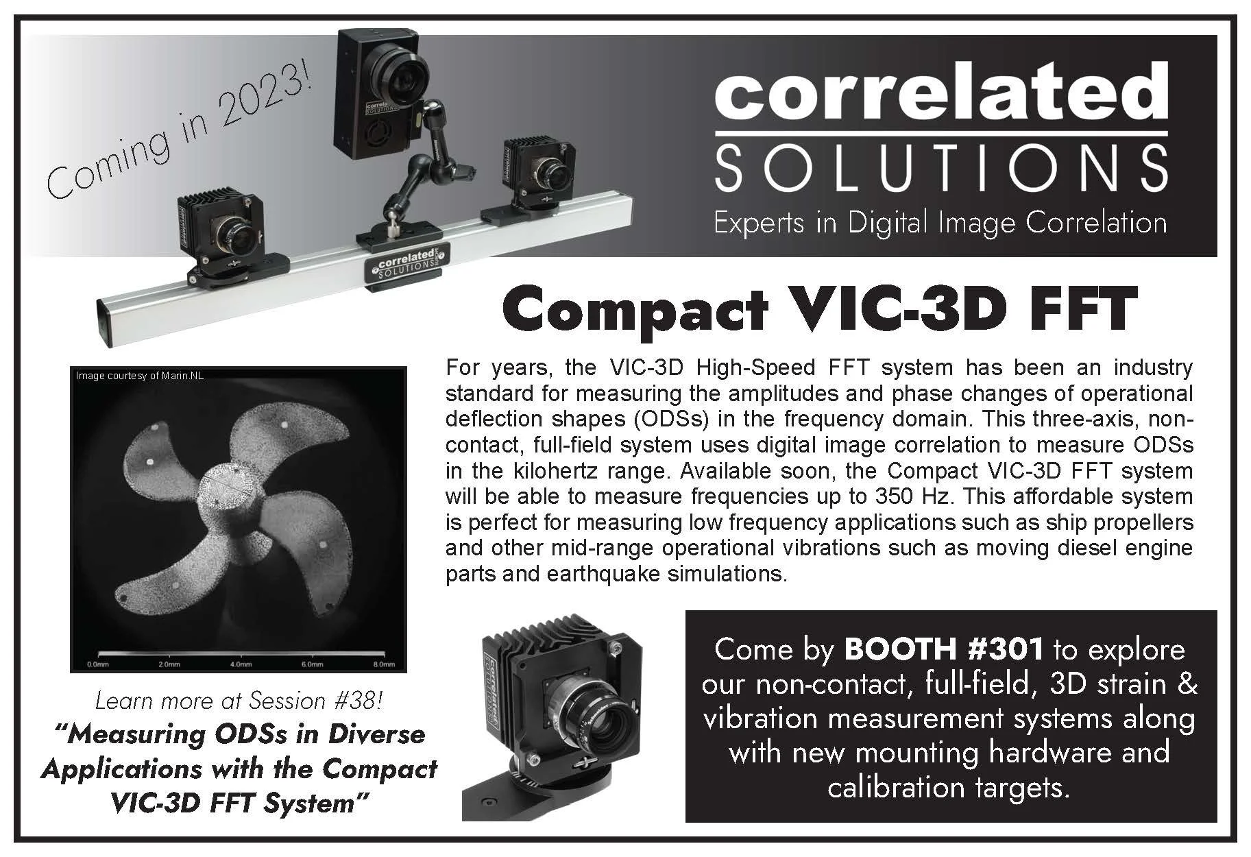 IMAC 2023 — Correlated Solutions Digital Image Correlation