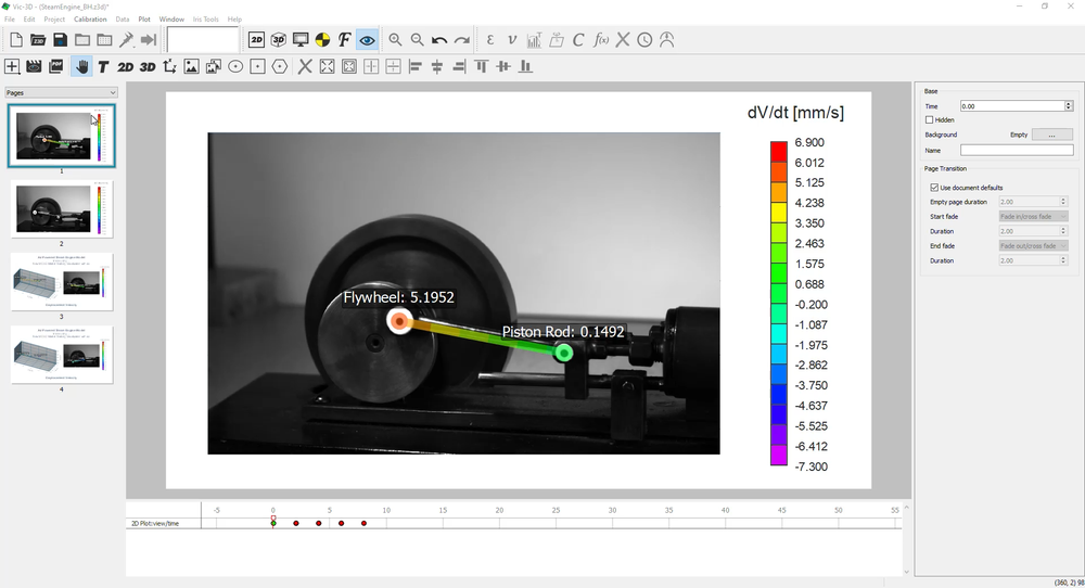 Iris Data Visualization — Correlated Solutions Digital Image Correlation