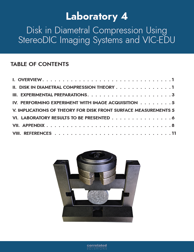 VIC-EDU — Correlated Solutions Digital Image Correlation