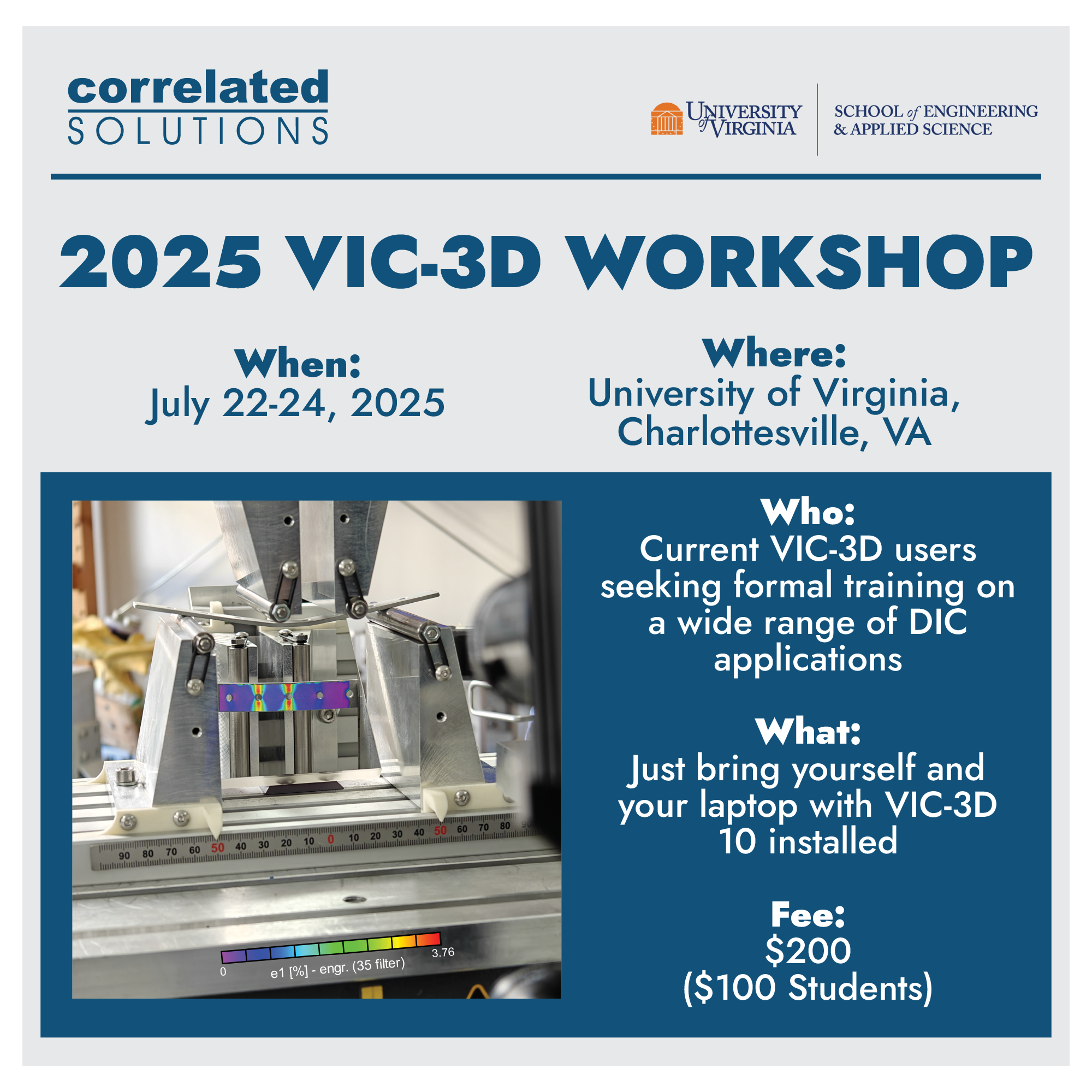 Correlated Solutions Digital Image Correlation
