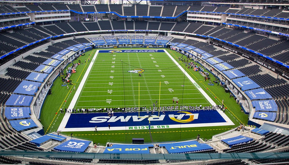 LA Rams Stadium Branding — Code Four