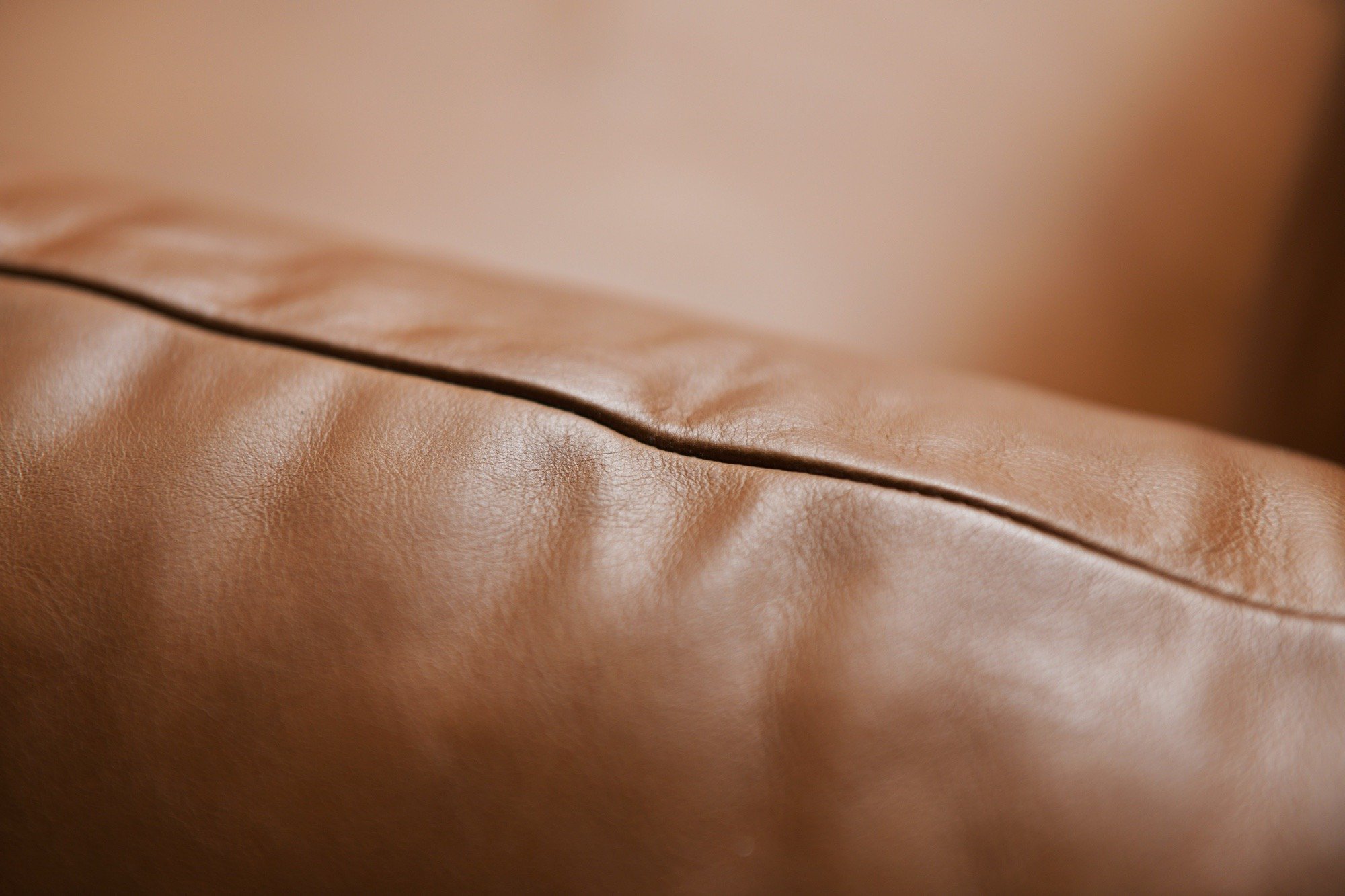 Marenco sofa 354cm in cognac aniline leather - Mario Marenco - Arflex ...