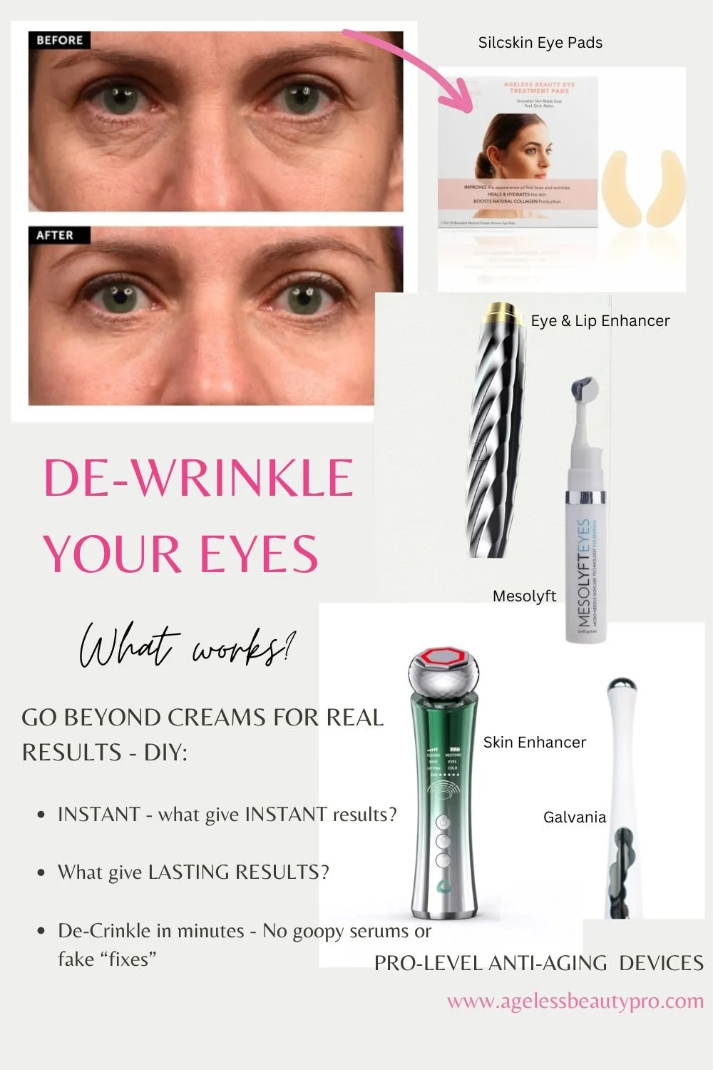 How to remove eye wrinkles - crow’s feet in minutes (No fakes fixes or ...