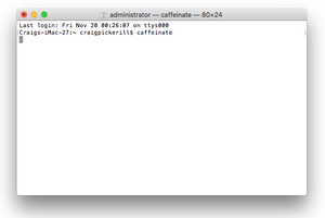 Caffeinate Your Mac — The Apple Geek
