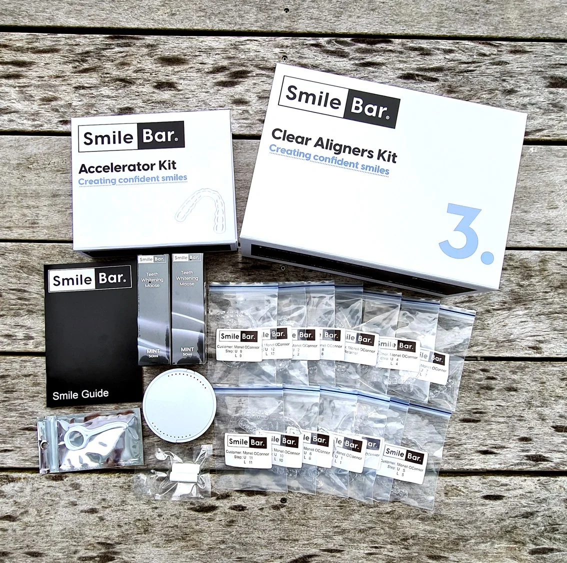 Aligner kit for invisible teeth straightening | SmileBar