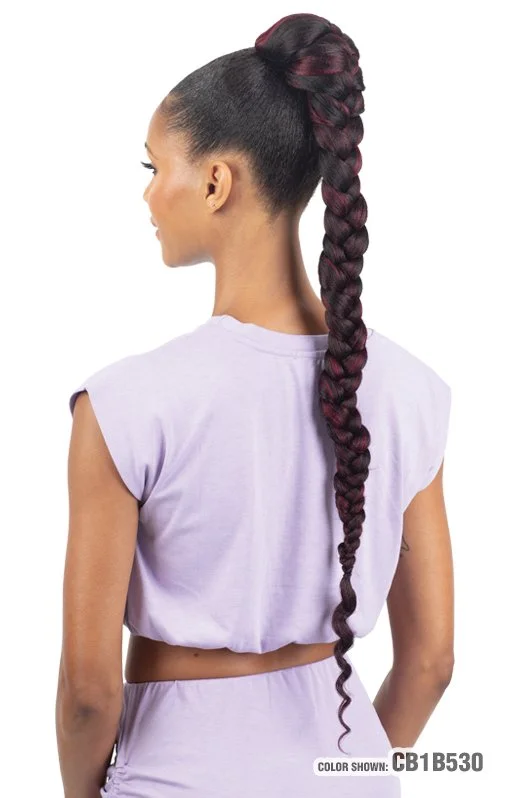 Goddess Braids In A Ponytail