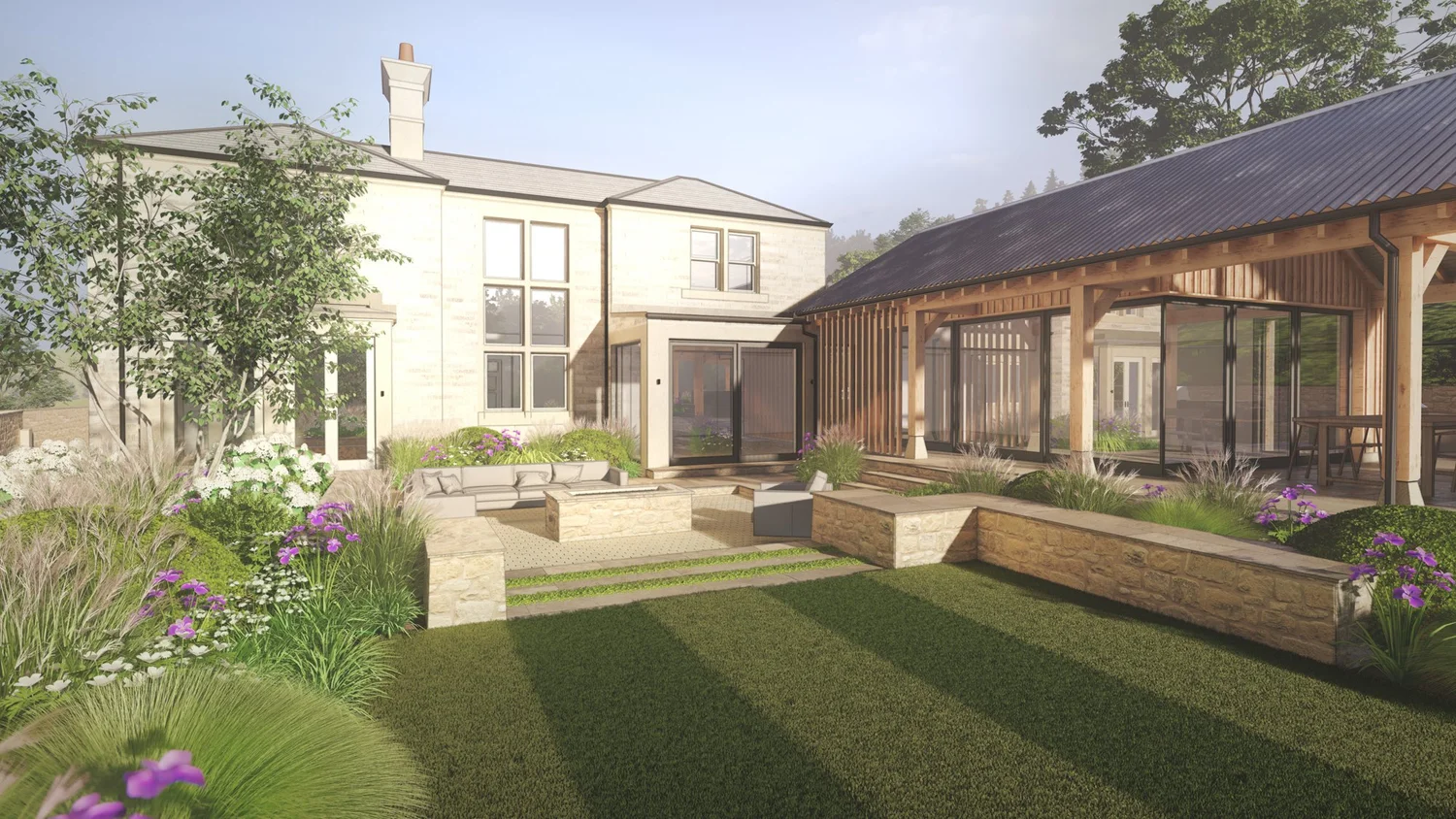New Build Garden Design Yorkshire | Rob Hardy Garden Design