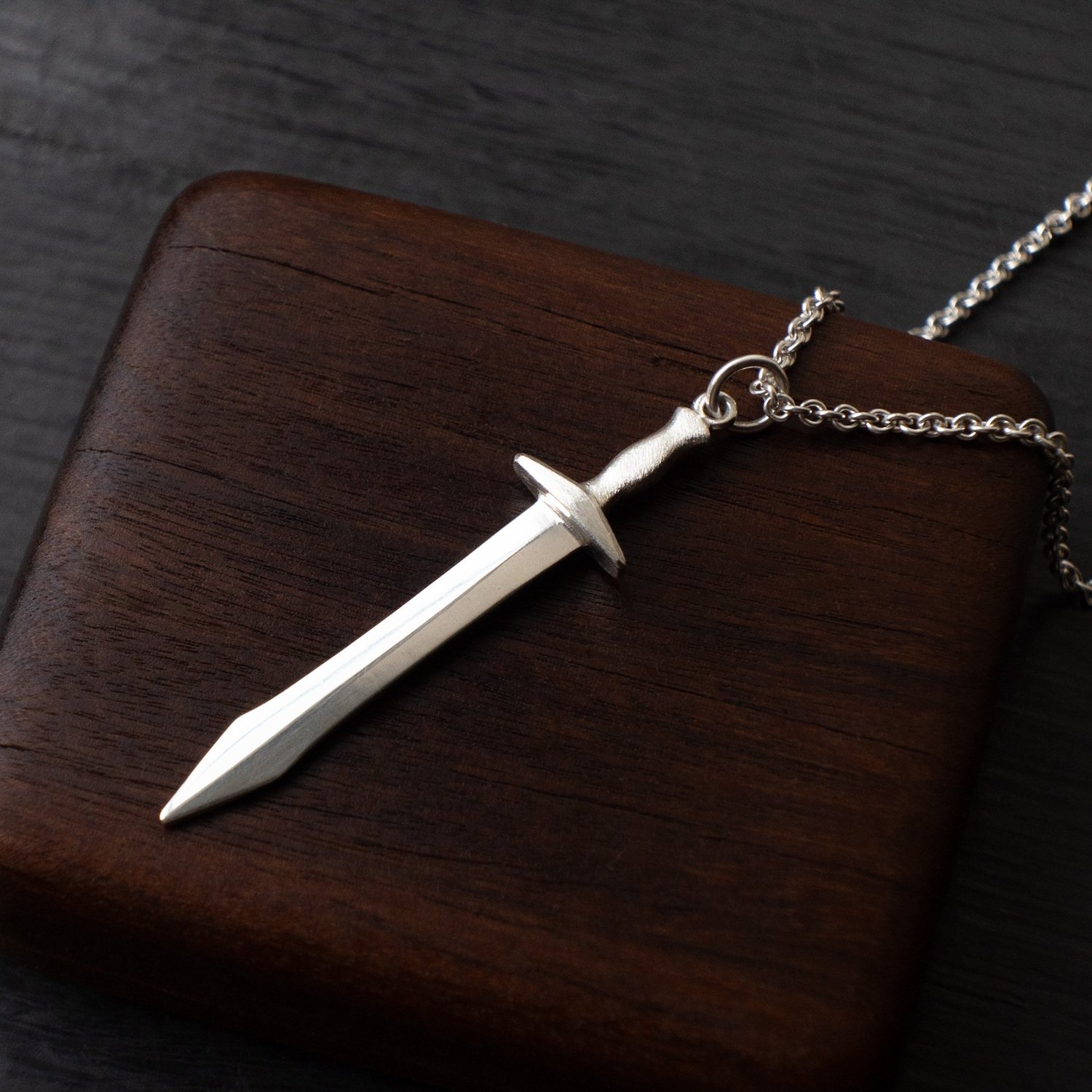 Dagger Necklace 14k Gold — erika blair