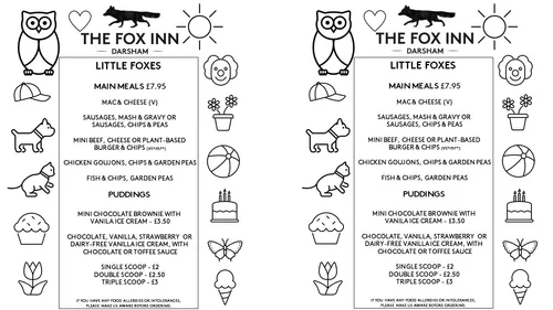 Food & Drink — The Fox Inn - Darsham