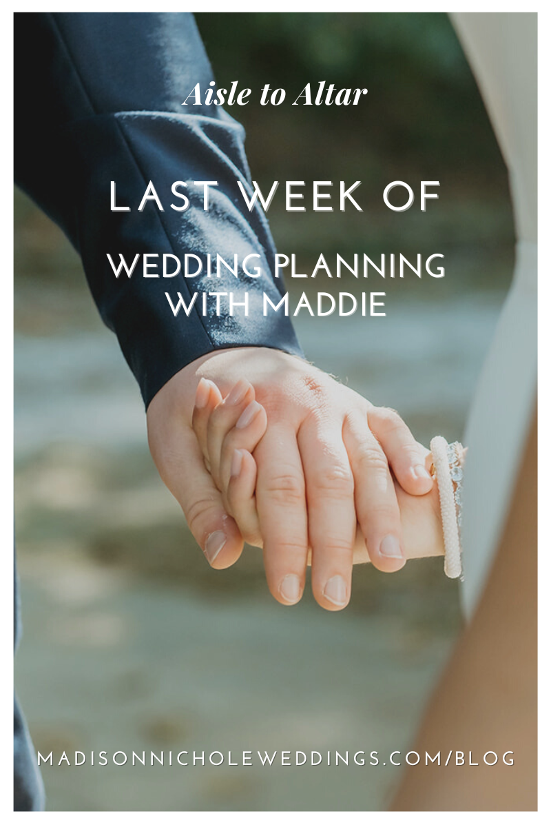 Aisle to Altar Blog — Madison Nichole Weddings & Events