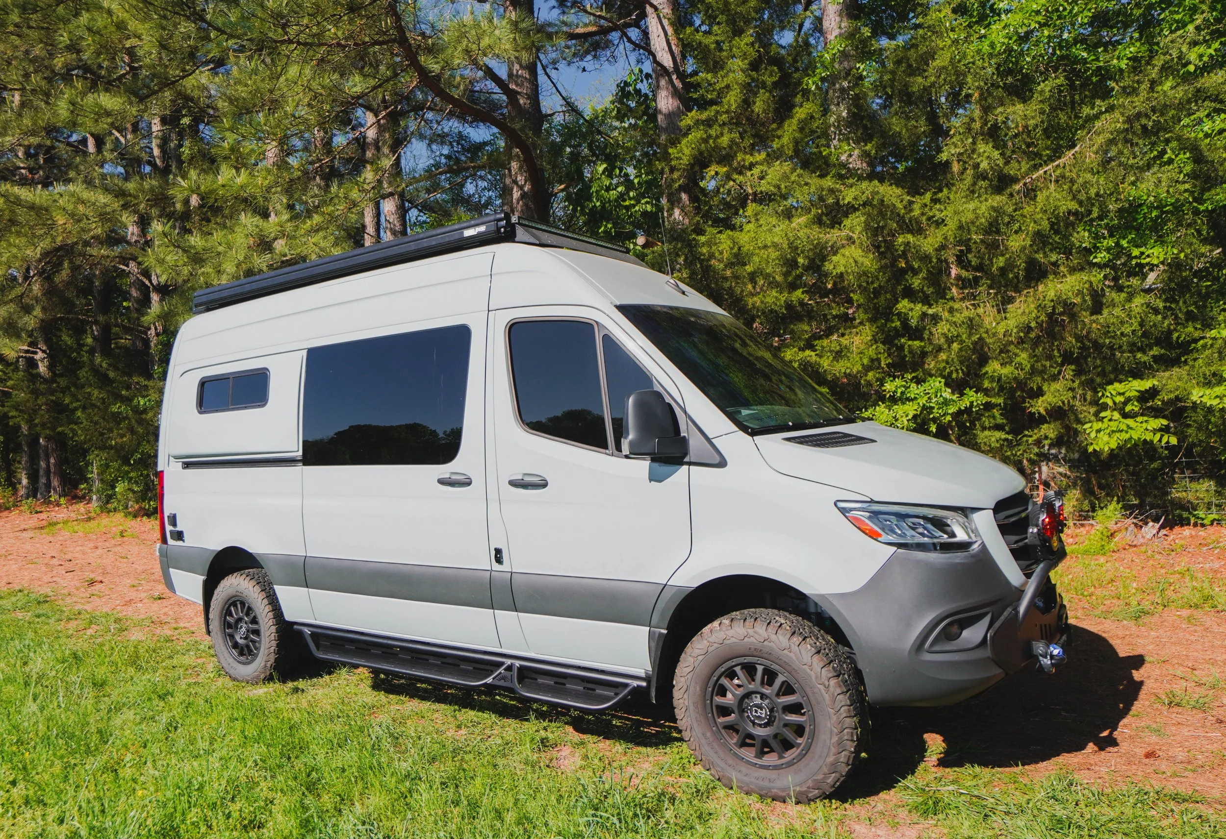 Mercedes Sprinter side steps — Open Road
