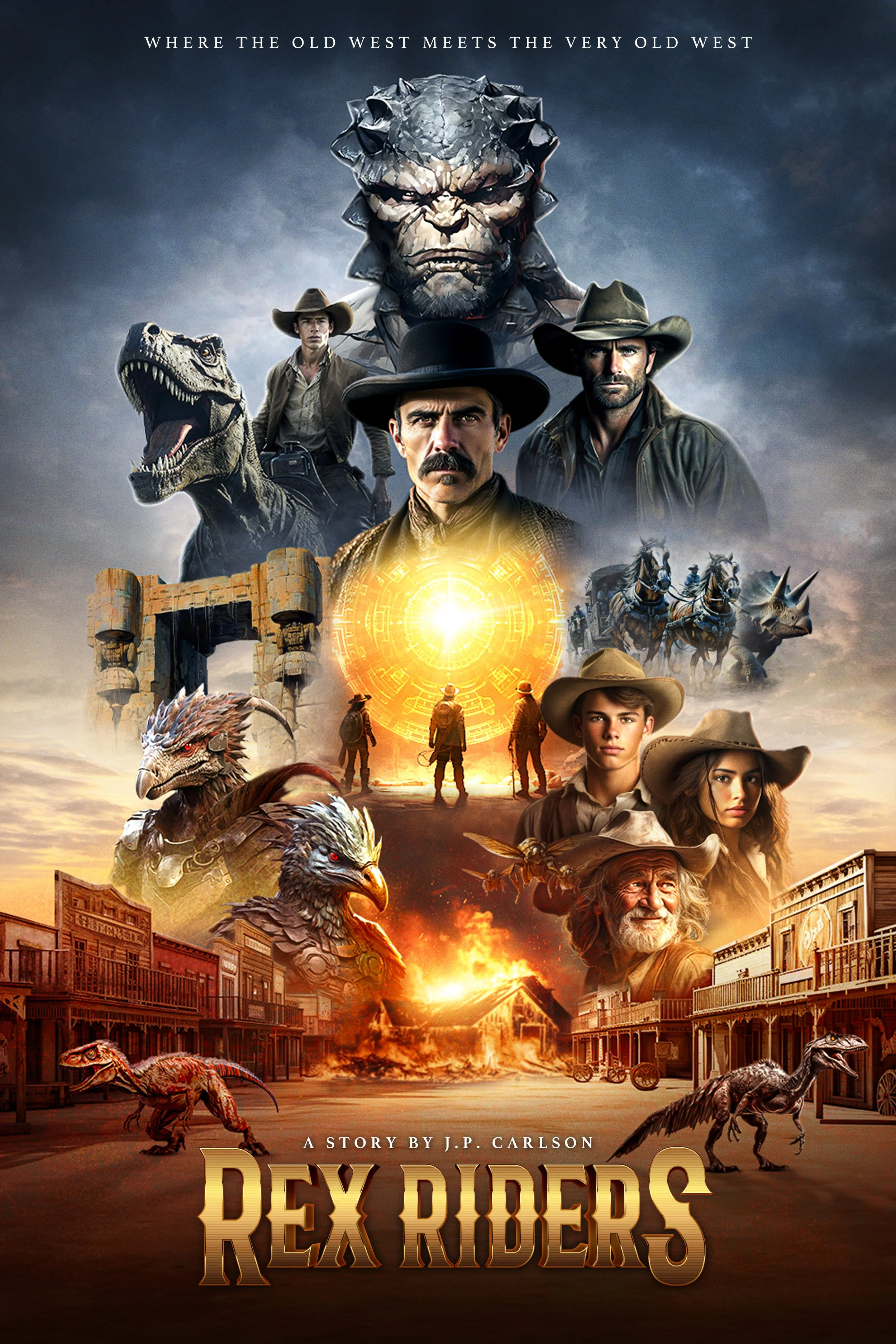 www.JPCarlsonwriter.com | Rex Riders Posters
