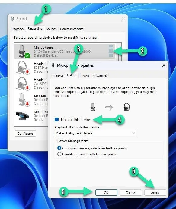 How to Hear Your Mic On Windows 11 — Cyber Acoustics