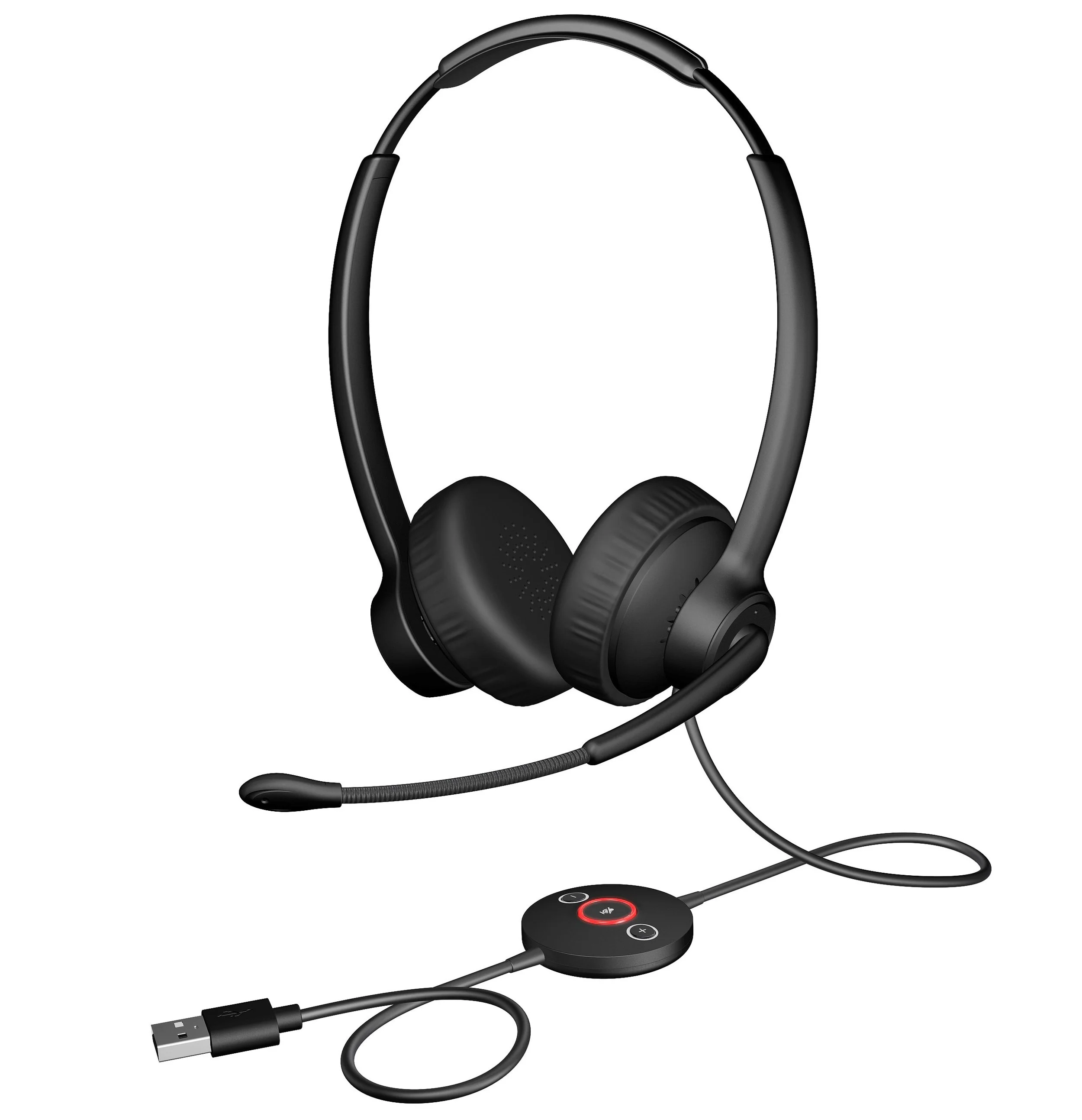 AC-304 USB Headset with AI Noise Reduction — Cyber Acoustics