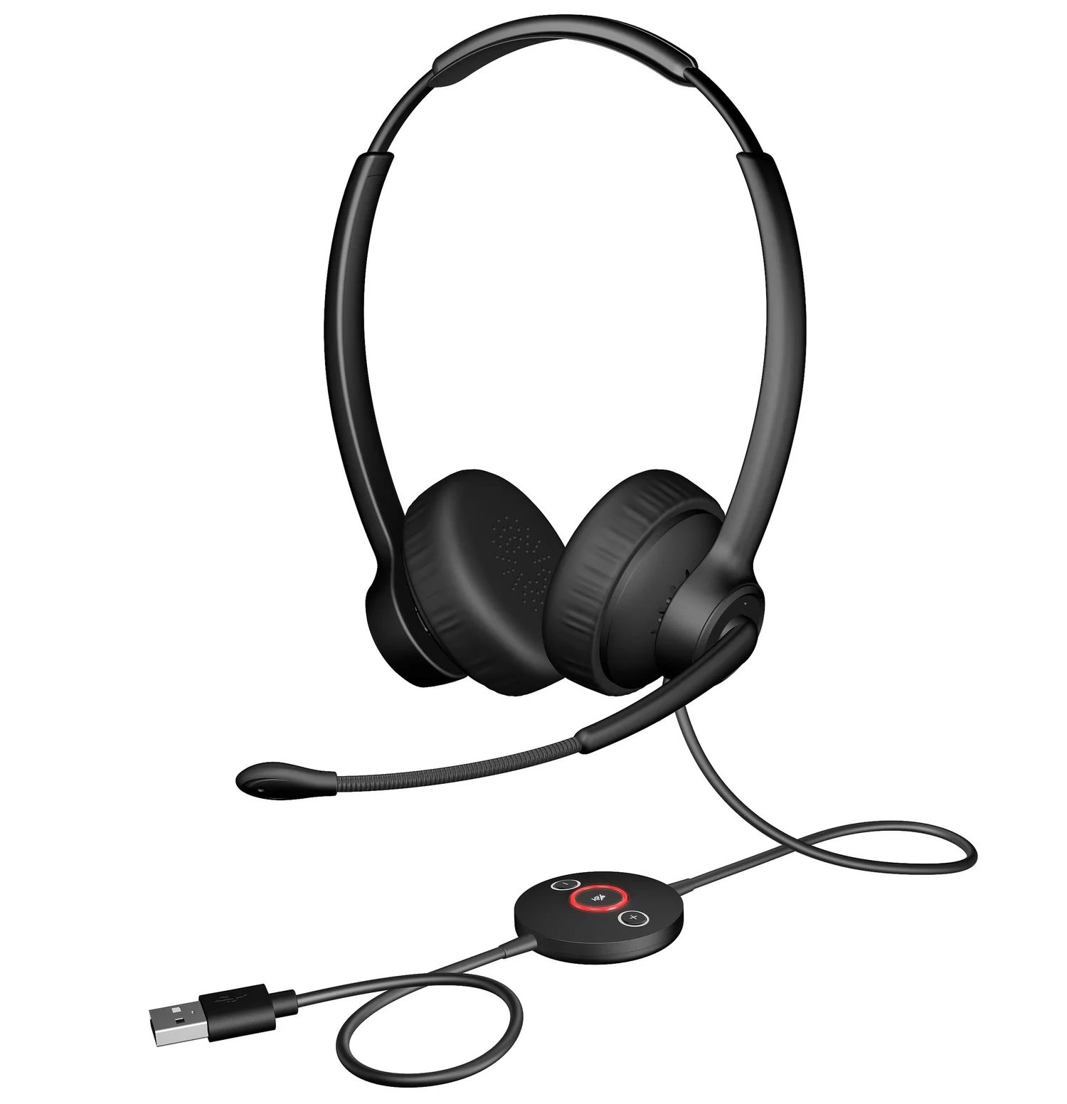 AC-304 USB Headset with AI Noise Reduction — Cyber Acoustics