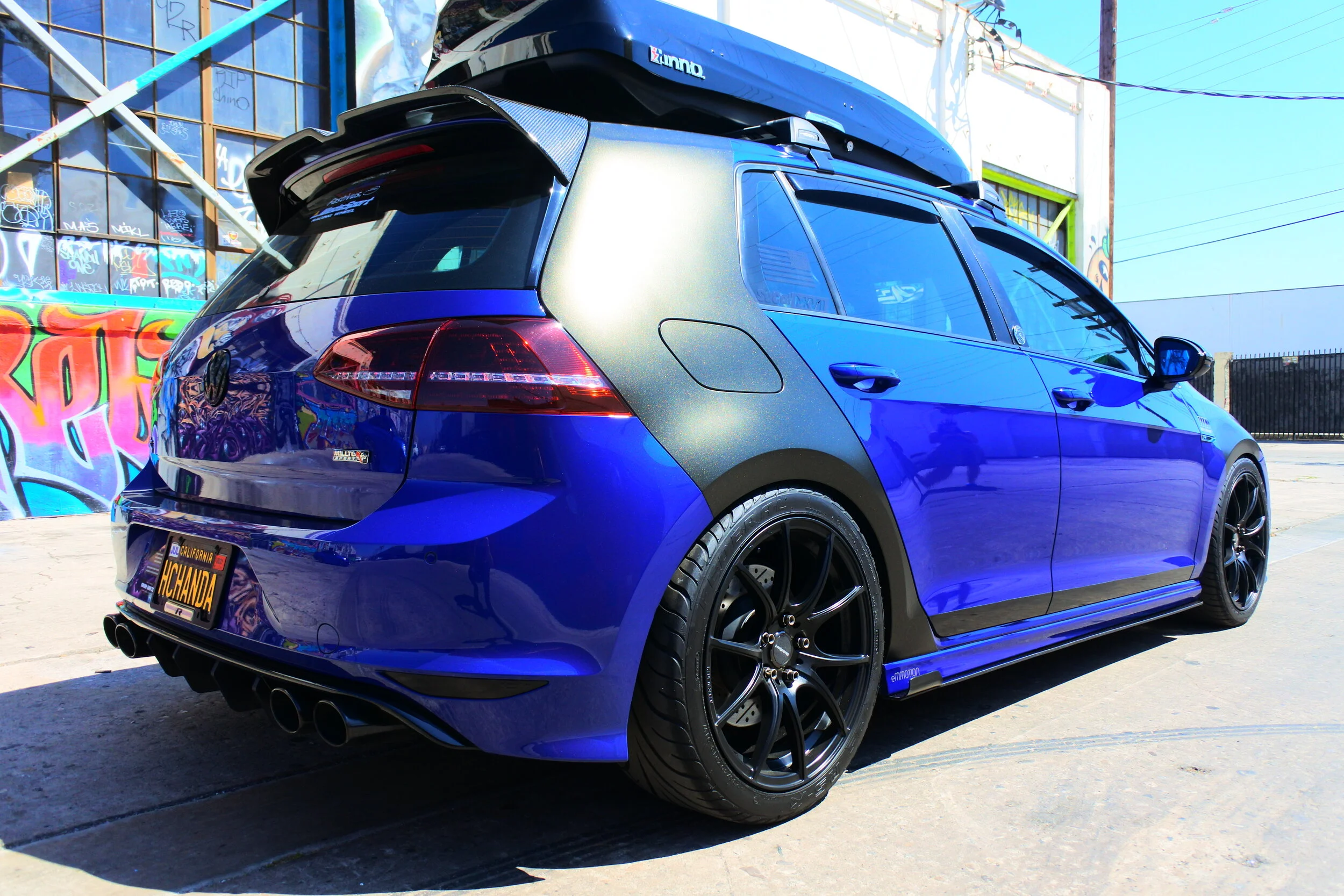 Rear Bumper Diffuser VW Golf R (MK7 / MK7.5) — Splitter Gang