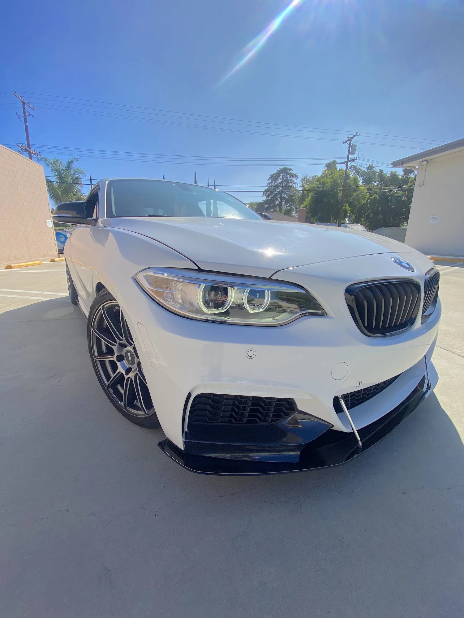 BMW F22 Rear Bumper Canards: M235i, 240i, 228 (M-Sport) — Splitter Gang