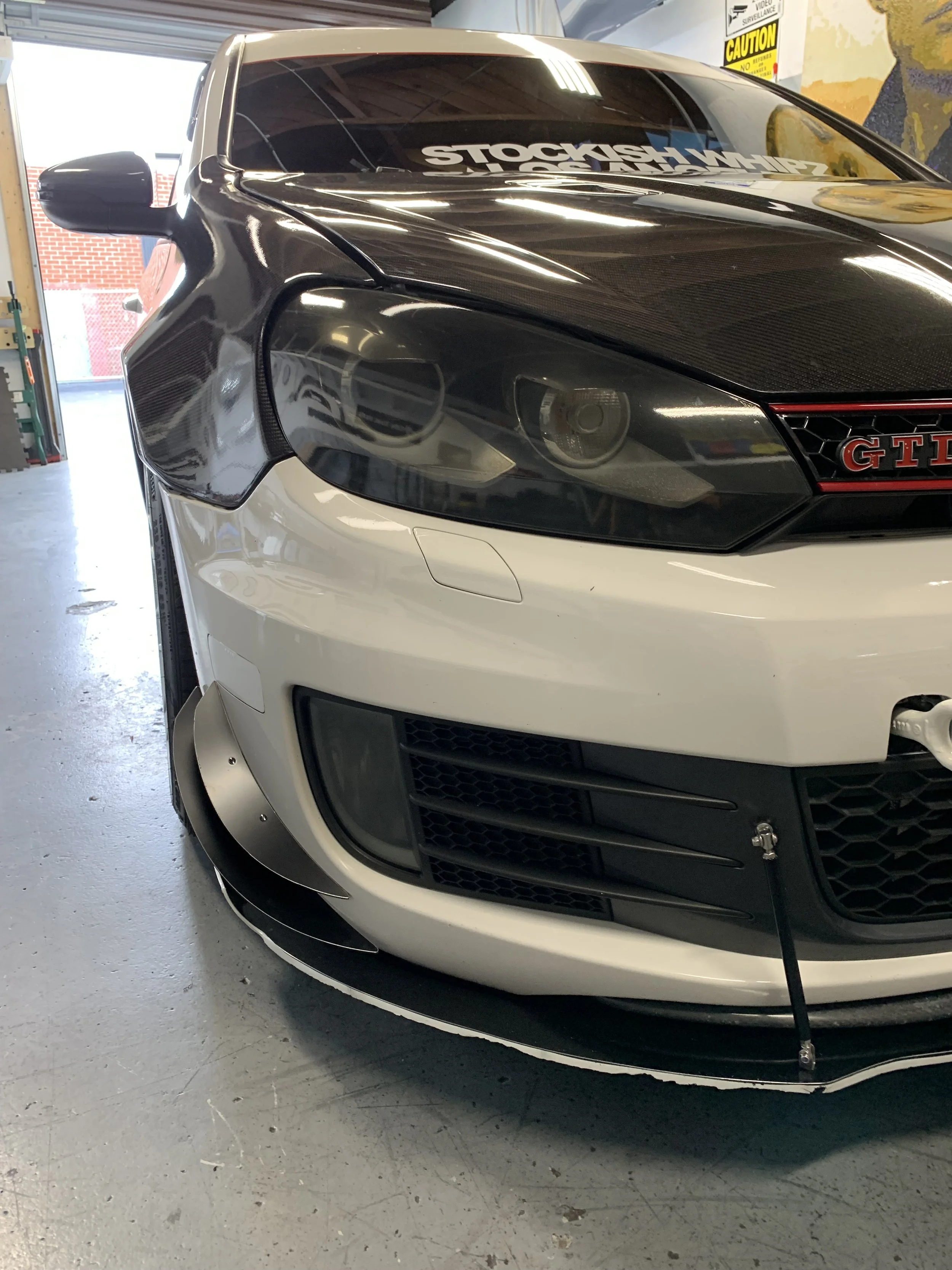 MK6 VW Golf R Street Front Splitter — Splitter Gang