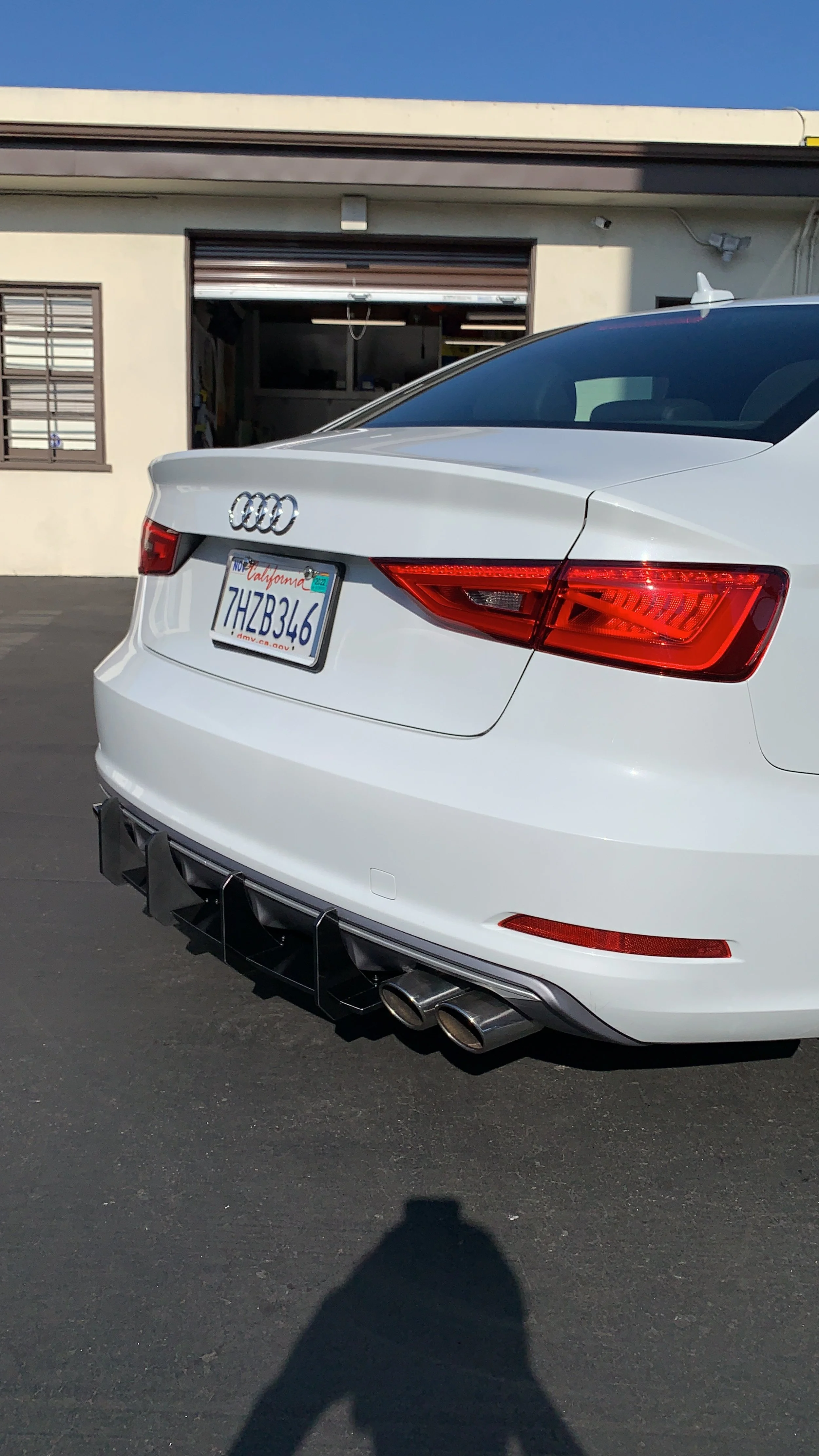 Audi B5 S4 G2 Front Street Bumper Splitter (lip) (1996-2001) — Splitter ...