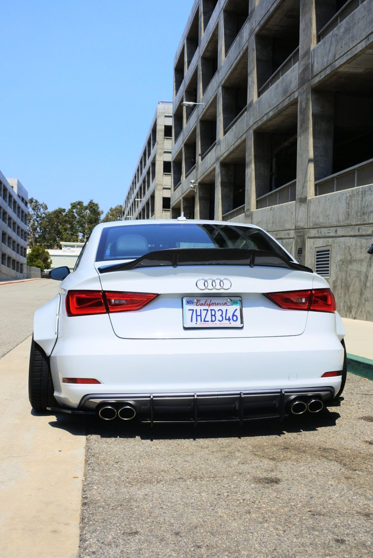 Audi B5 S4 G2 Front Street Bumper Splitter (lip) (1996-2001) — Splitter ...