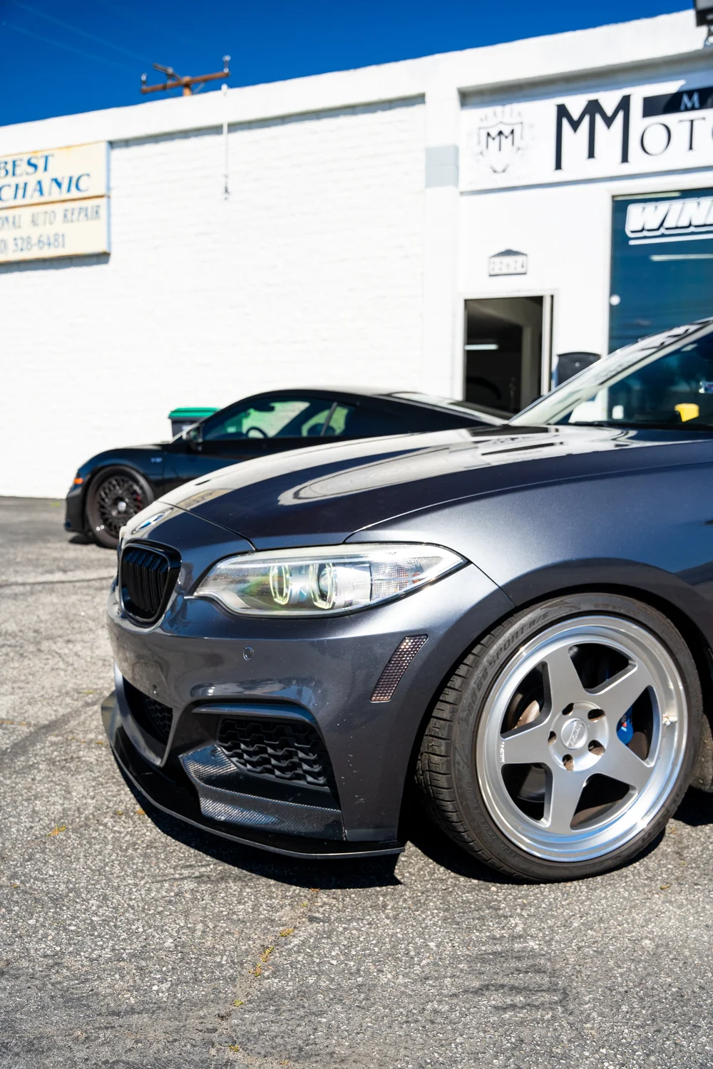 BMW F22 Rear Bumper Canards: M235i, 240i, 228 (M-Sport) — Splitter Gang