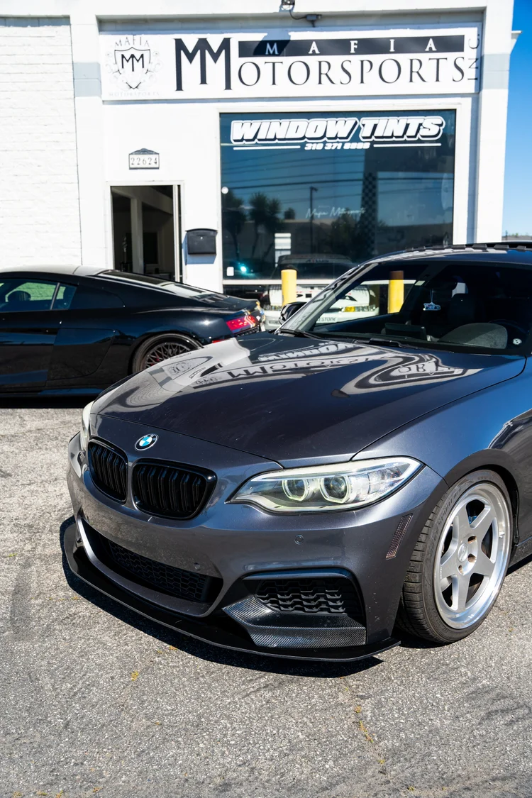 BMW F22 Rear Bumper Canards: M235i, 240i, 228 (M-Sport) — Splitter Gang