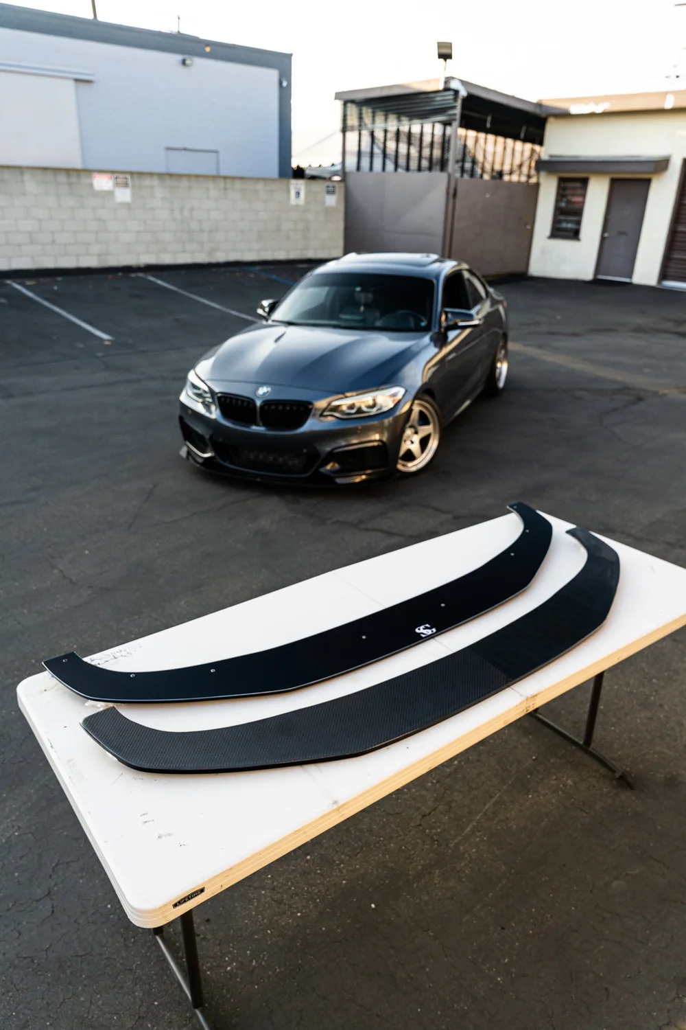 BMW F22 Rear Bumper Canards: M235i, 240i, 228 (M-Sport) — Splitter Gang