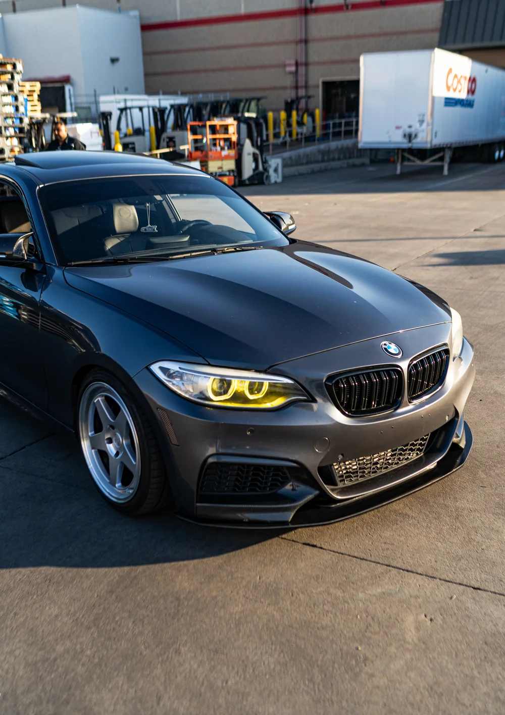 BMW F22 Rear Bumper Canards: M235i, 240i, 228 (M-Sport) — Splitter Gang