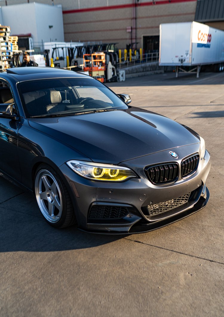 BMW F22 Rear Bumper Canards: M235i, 240i, 228 (M-Sport) — Splitter Gang