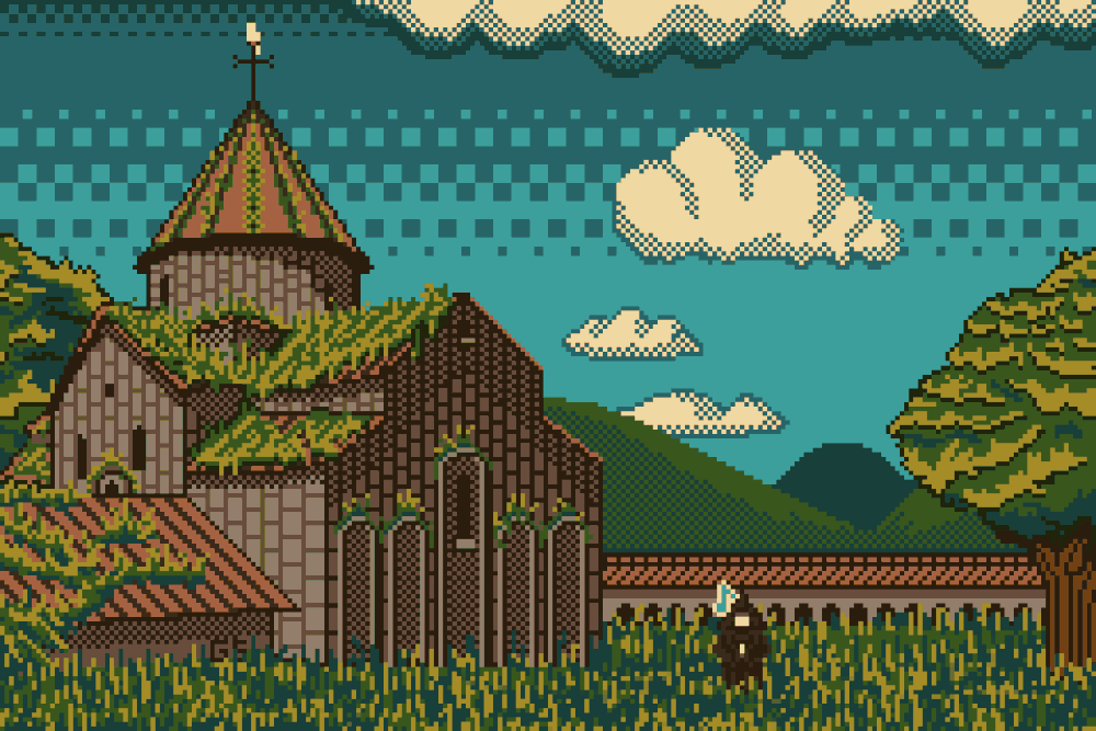 Pixel Art Games — Gevork Sherbetchyan Illustration