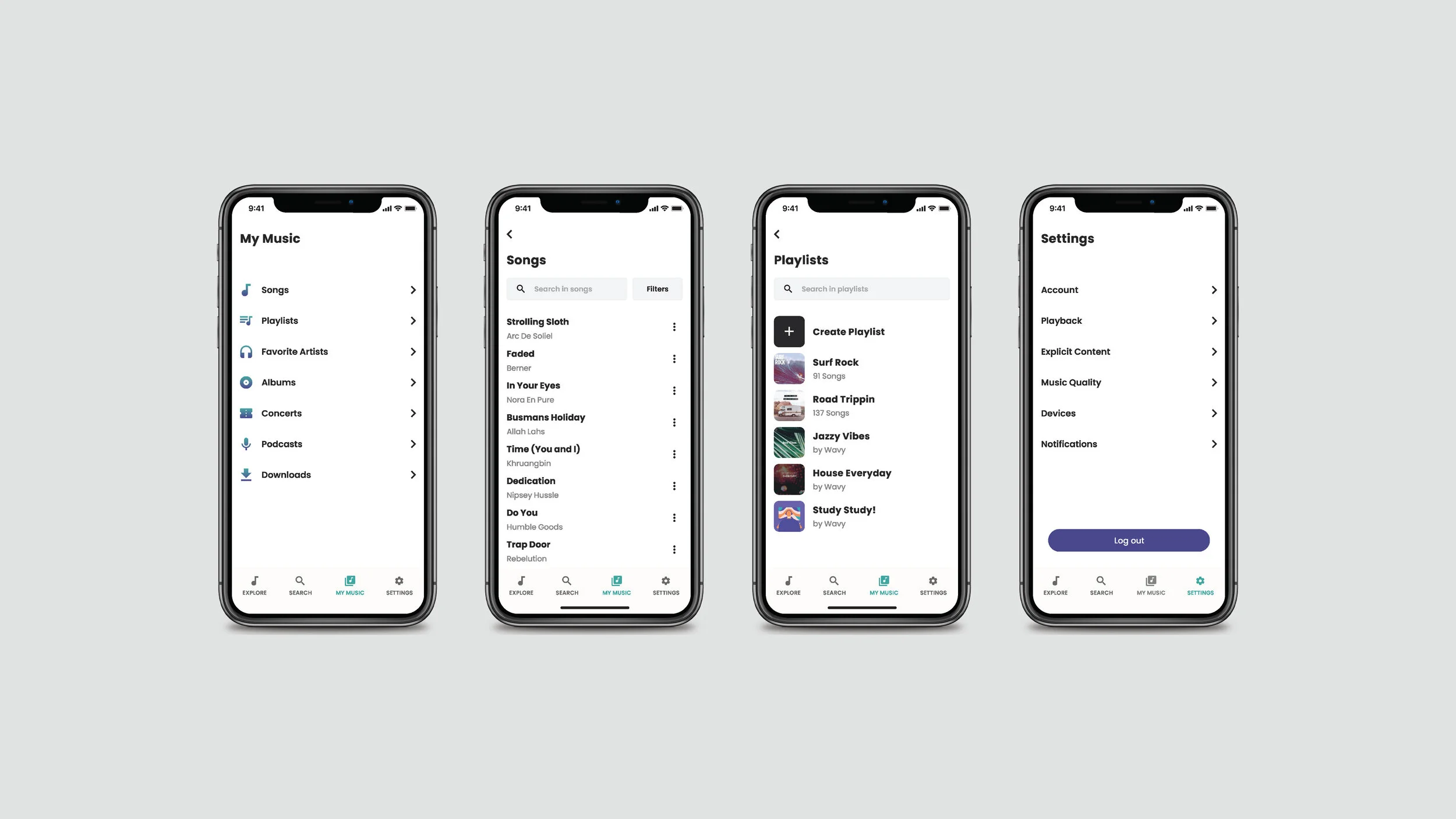 Wavy - iOS Music Player Application — Portfolio