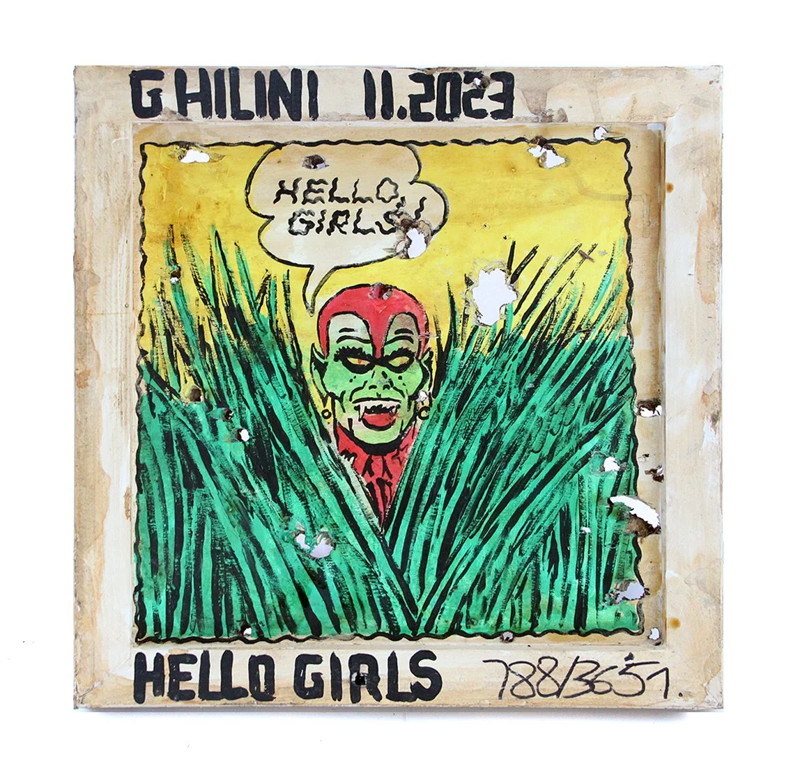 Hello Girls [ 40 x40 x 2.5 cm ] — Step Creation Gallery