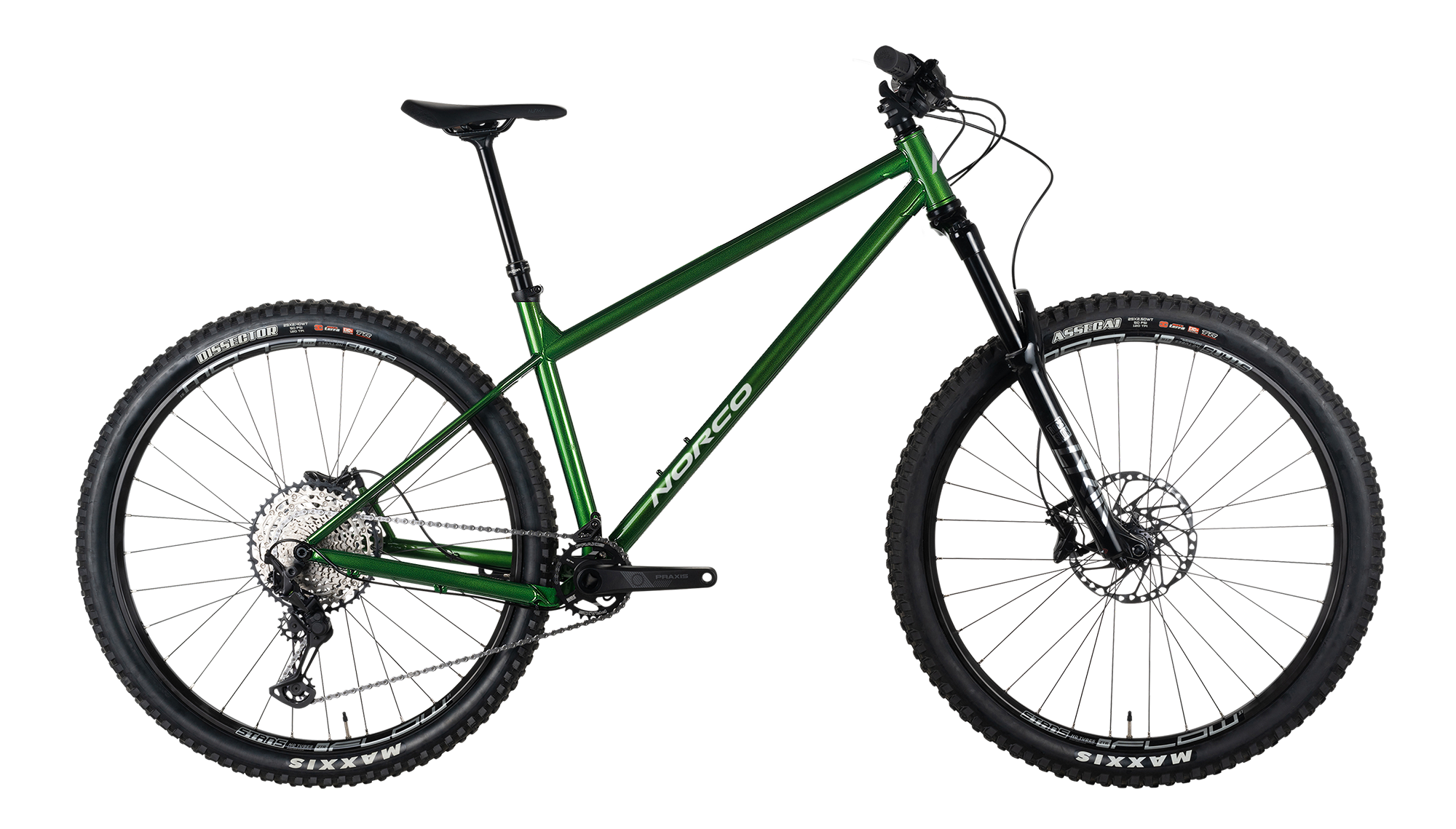 23 TORRENT HT S1 (29) - GREEN/CHROME — Fat Duck Cycles & Espresso