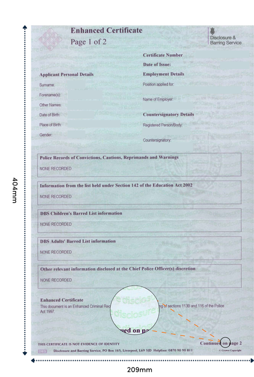 How Can I Tell if a DBS Certificate is Genuine? — Personnel Checks