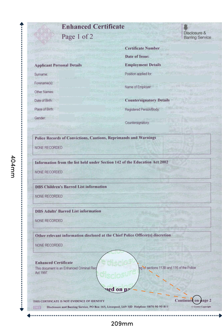 How Can I Tell if a DBS Certificate is Genuine? — Personnel Checks