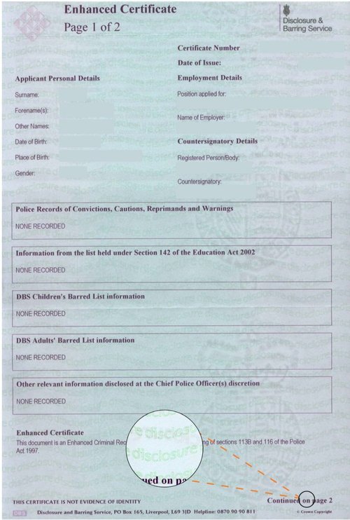 What is a DBS Certificate? — Personnel Checks