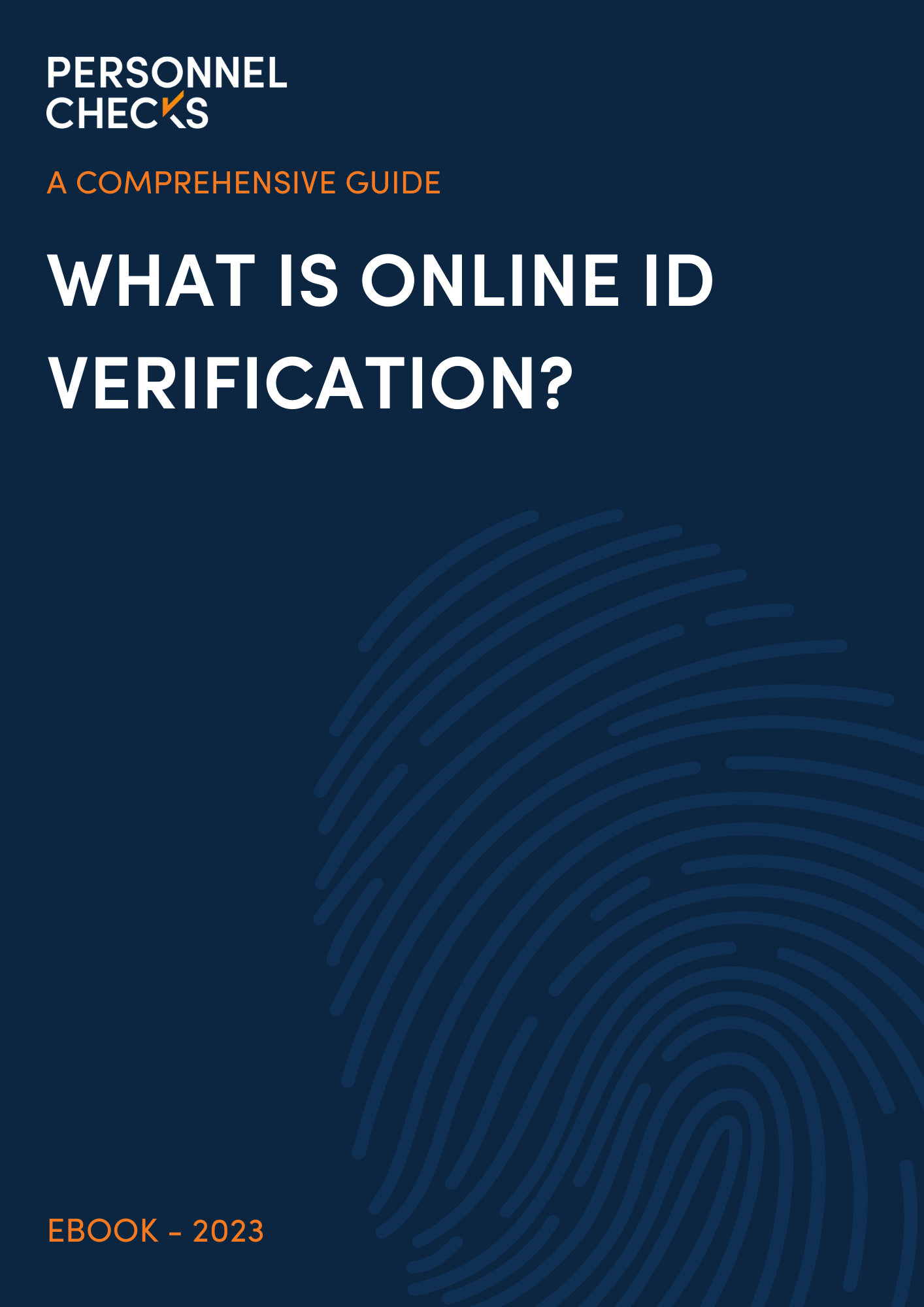 Online Identity Verification for background checks — Personnel Checks