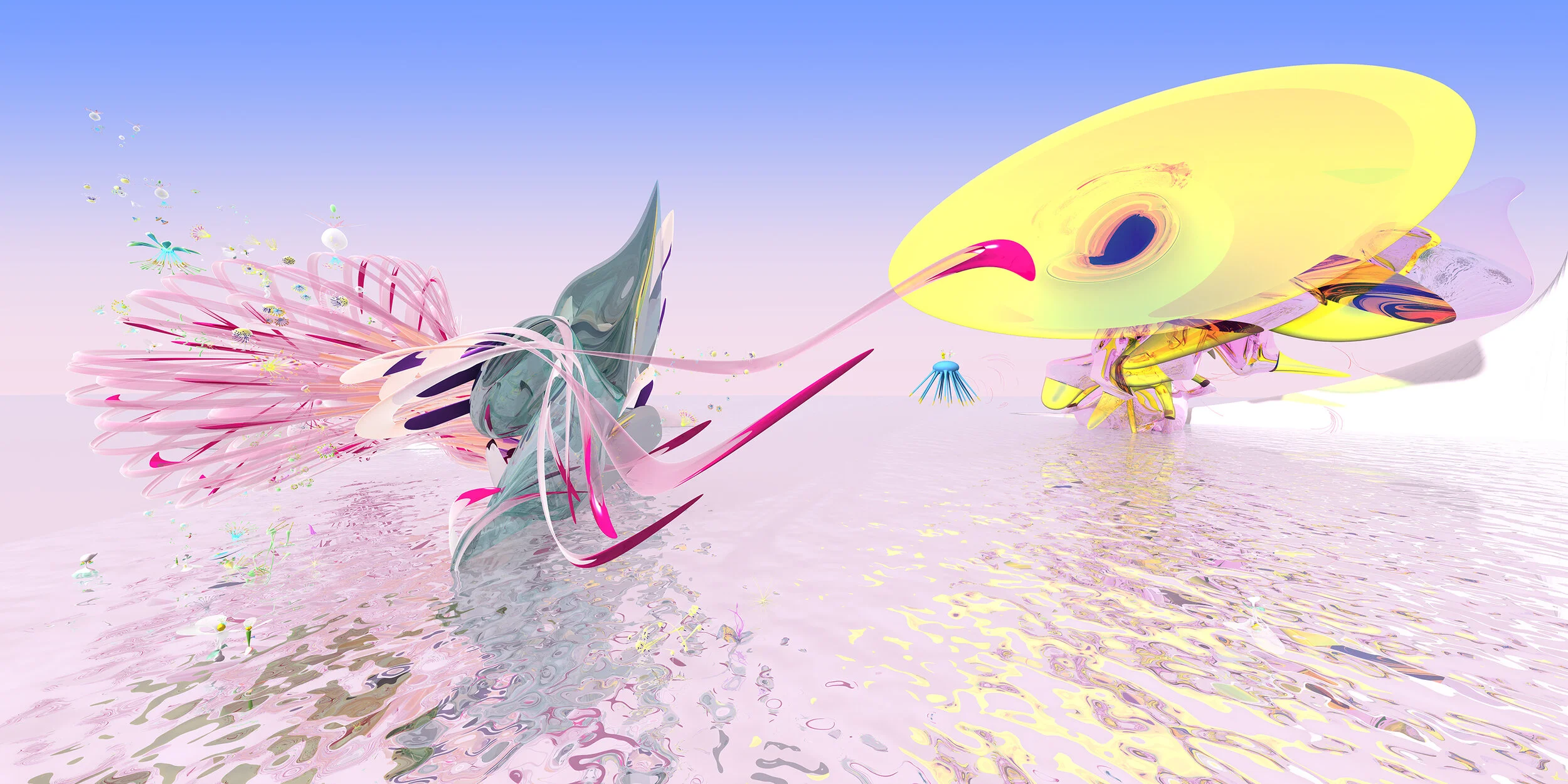 Stepan Ryabchenko Virtual Landscapes Exhibition — Al-Tiba9 Art Gallery