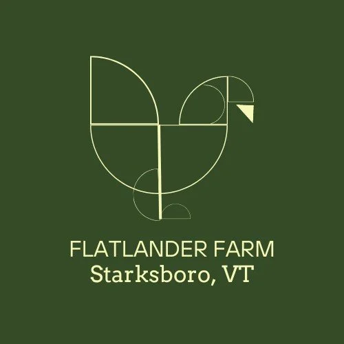 We have a new look- check out our new farm logo — Flatlander Farm
