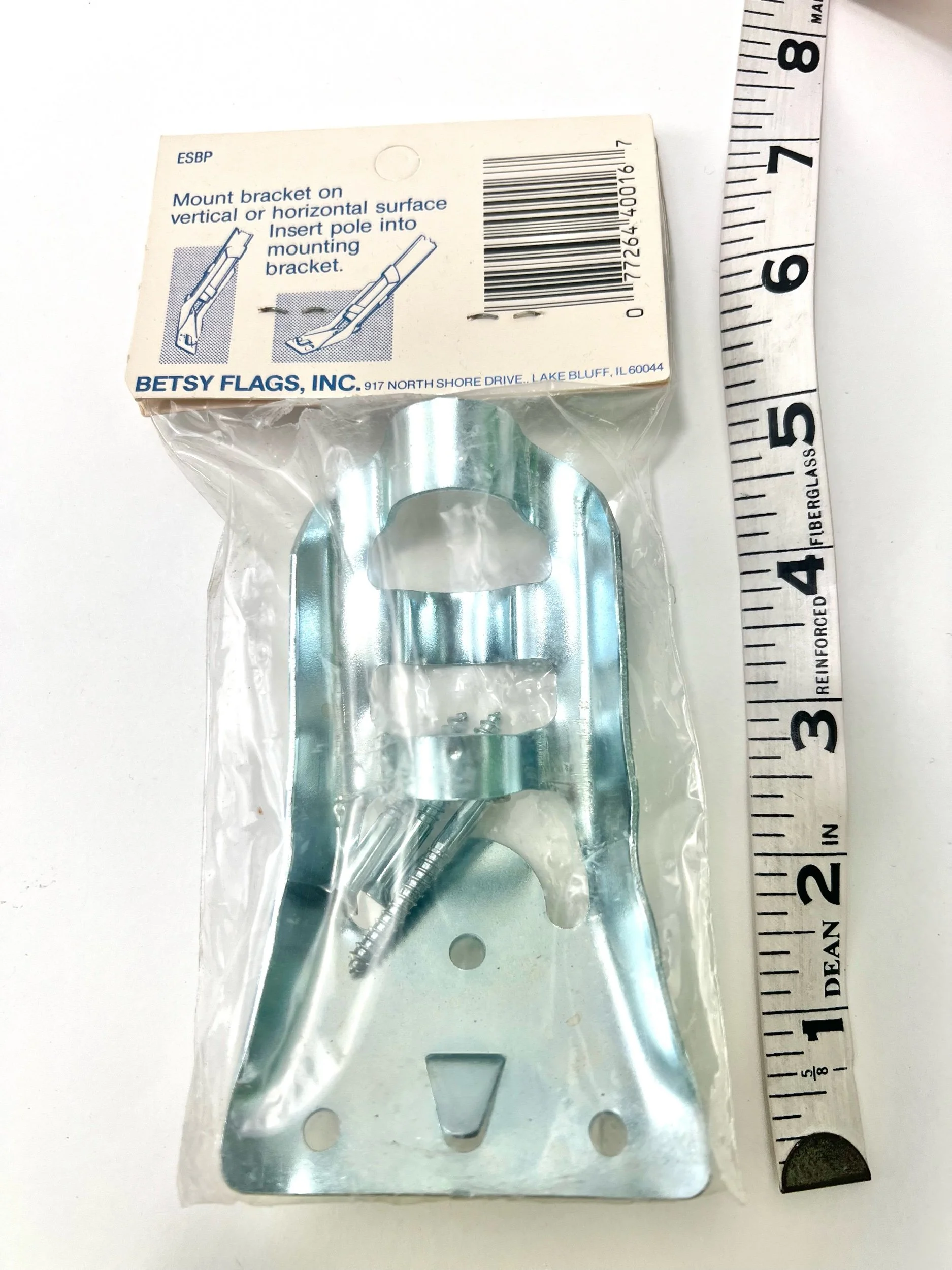 Metal Flag Pole Bracket — Swanson's Fabrics