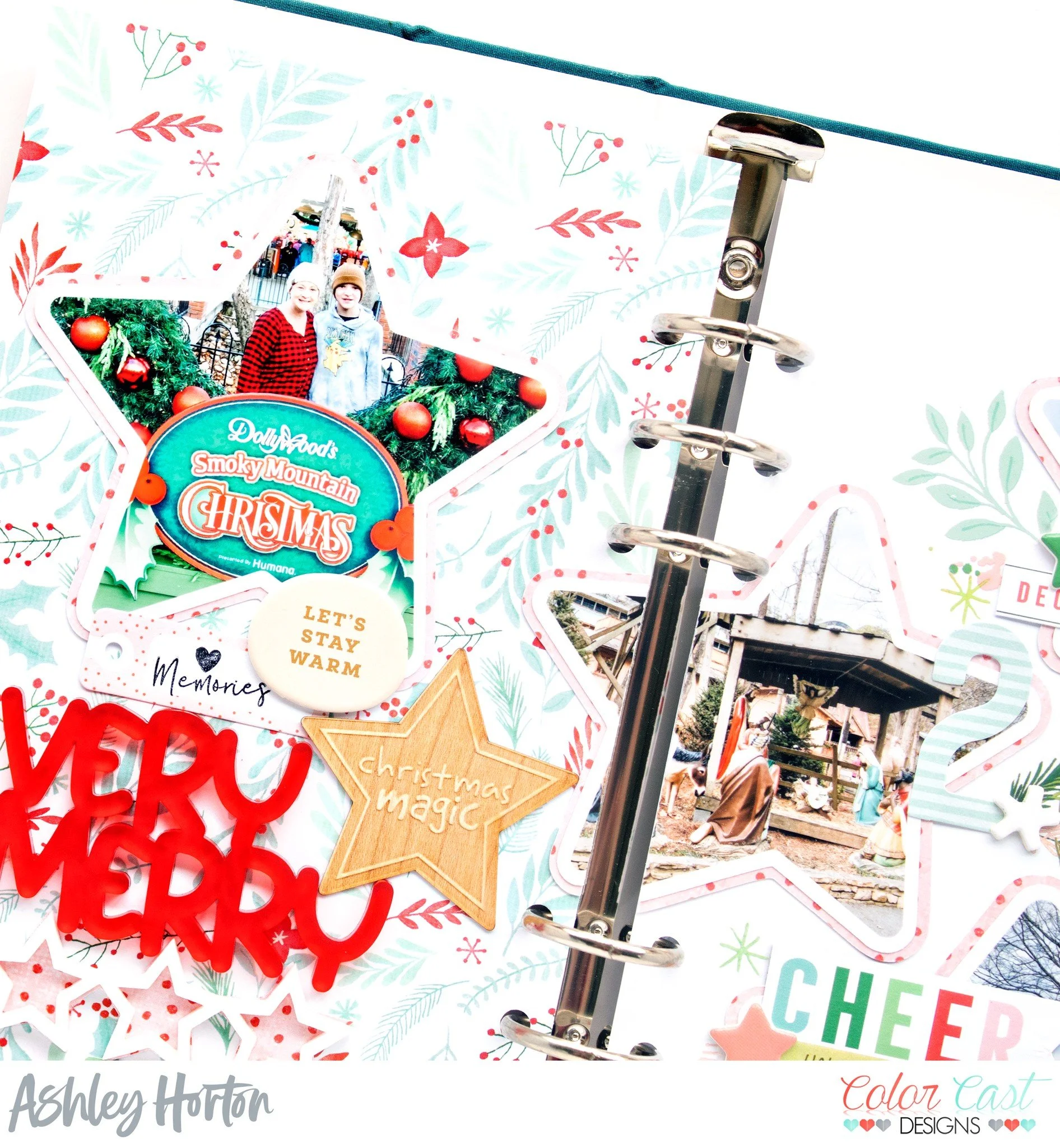 Building a December Themed Title Cluster — Color Cast Designs