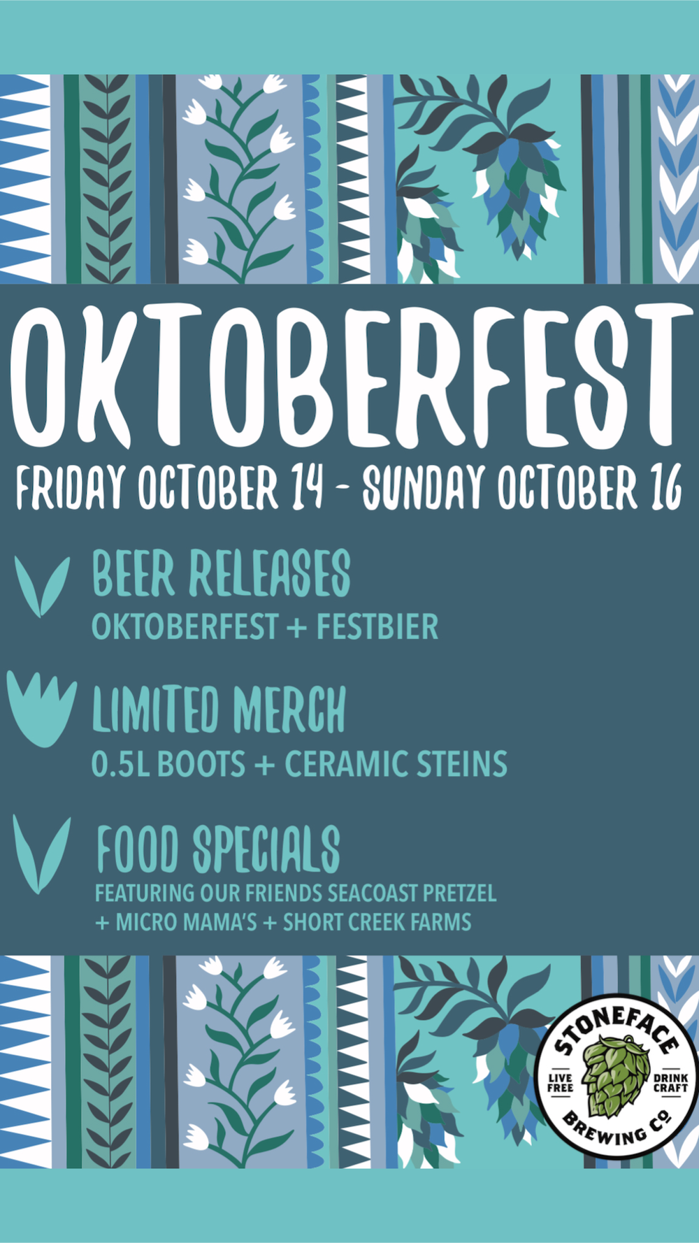 EVENTS — Stoneface Brewing Co.