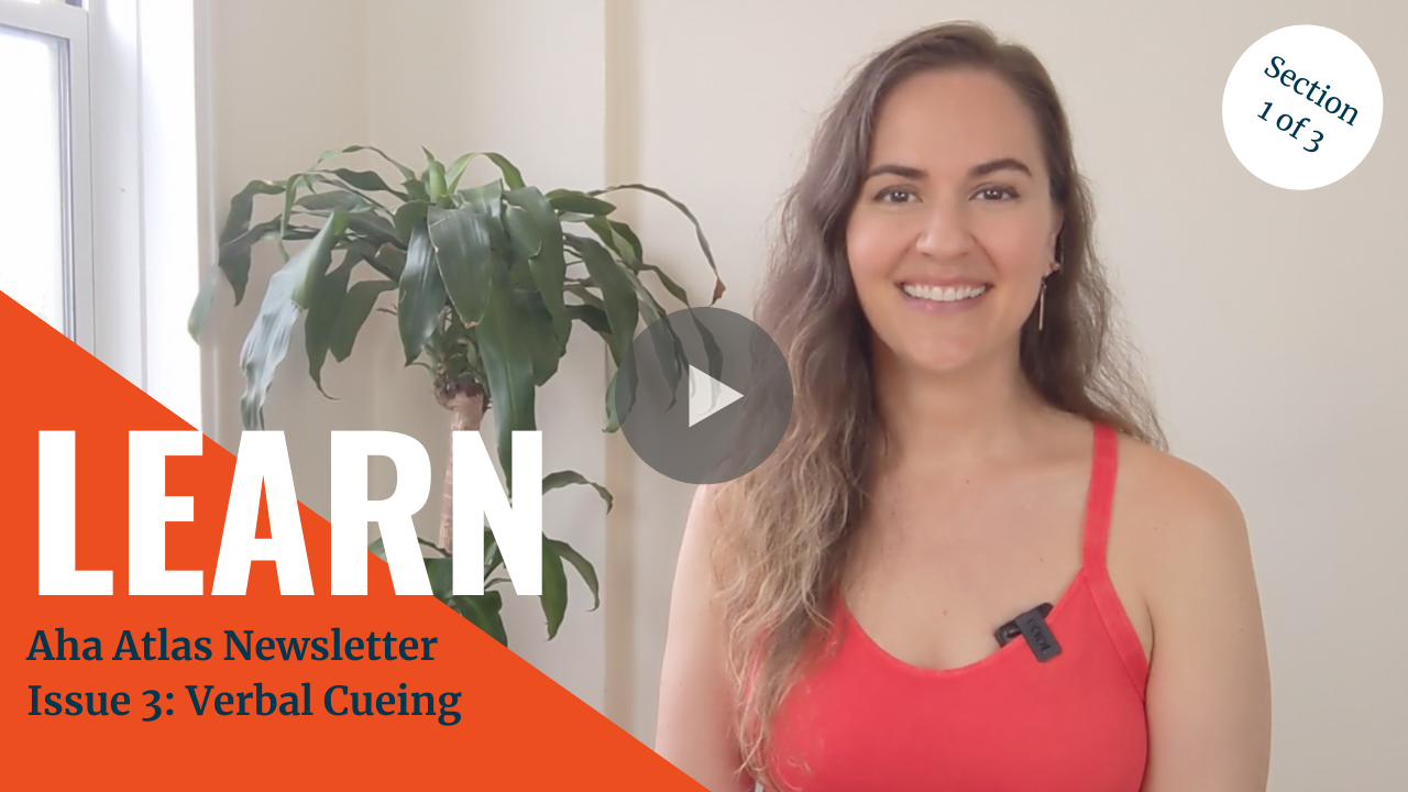 Issue 3: Verbal Cueing — Aha Atlas