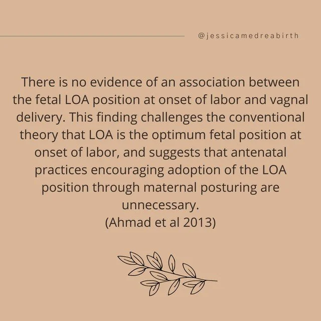 On OP Babies and "Optimal Fetal Positioning" — Jessica Medrea Birth