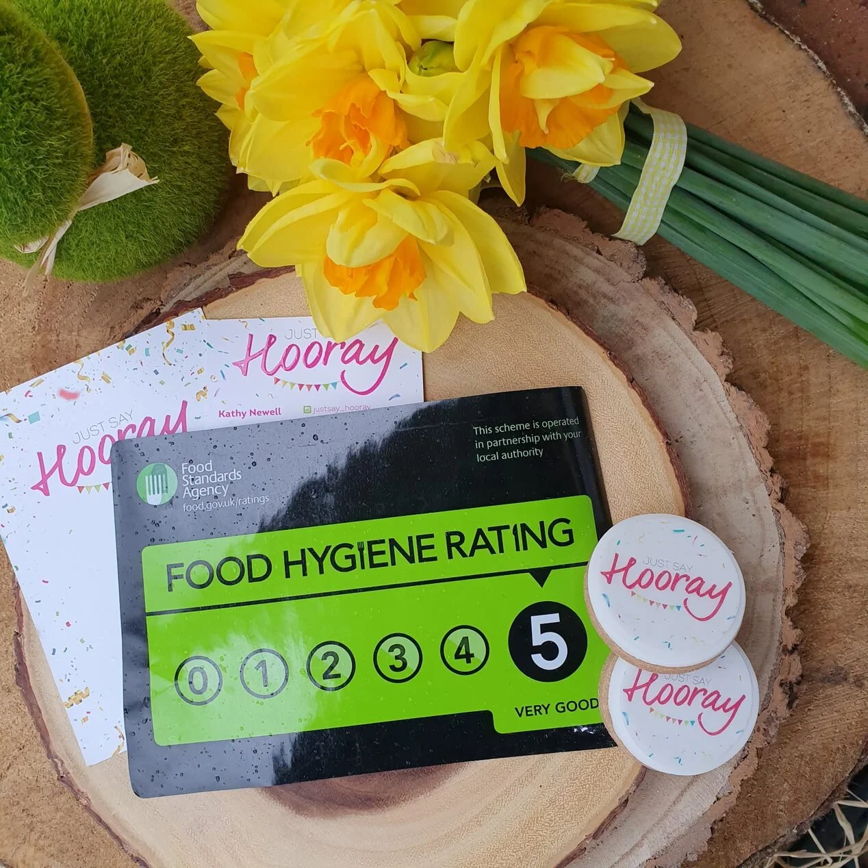 Five Star Hygiene Rating Just Say Hooray