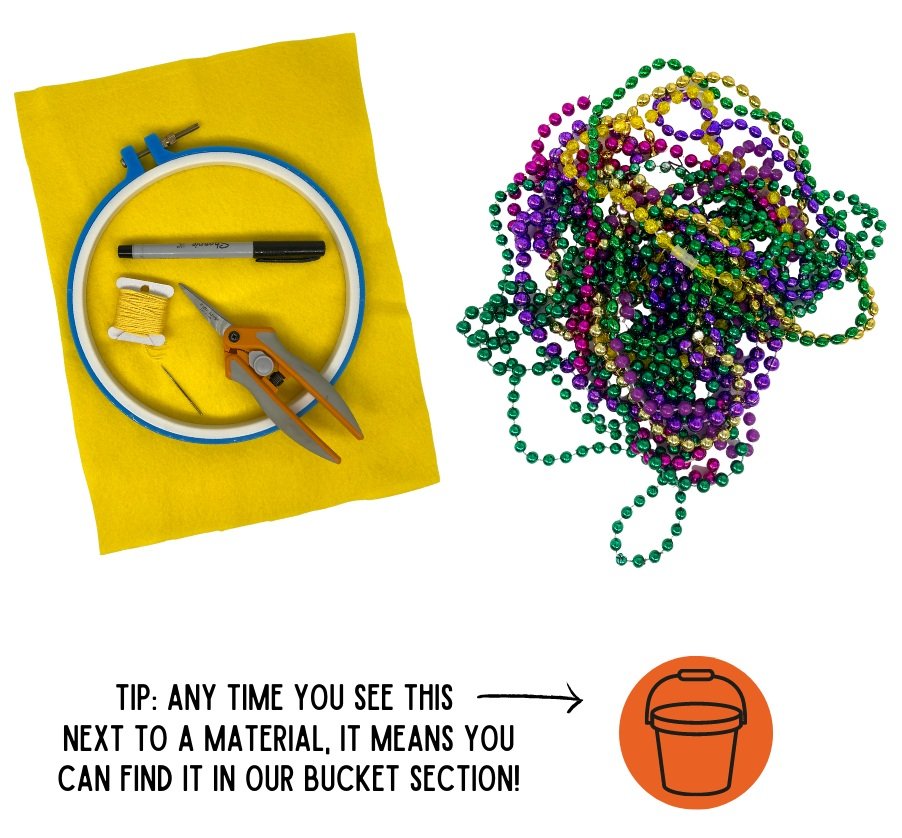 How-To: Embroider with Mardi Gras Beads — Austin Creative Reuse
