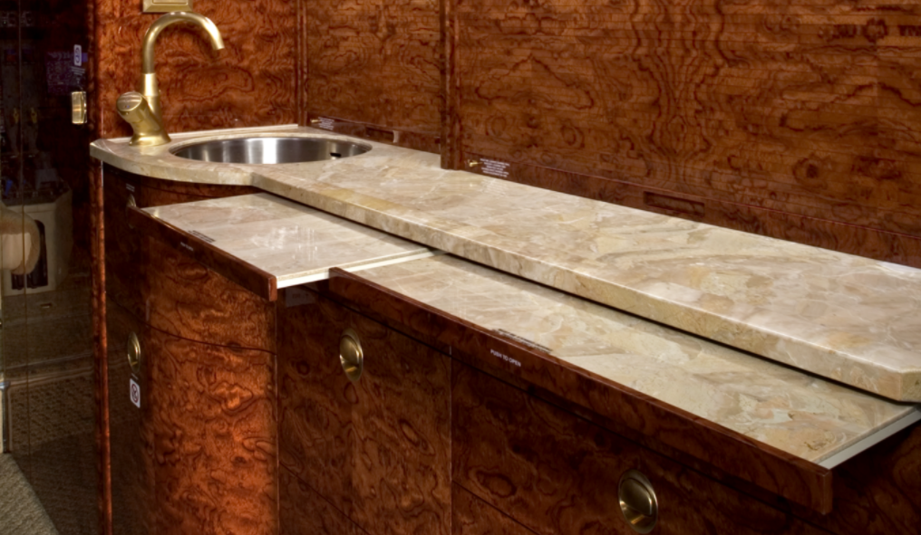 Lightweight Stone Countertops for Business Aircraft — LIPKINS