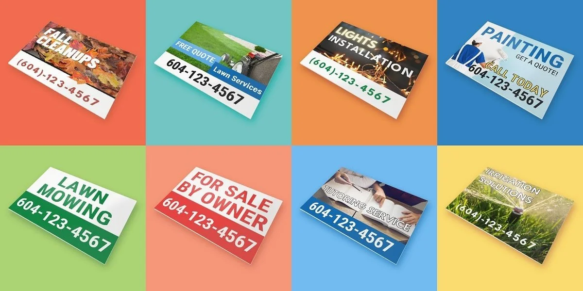 Lawn Signs: Effective Marketing